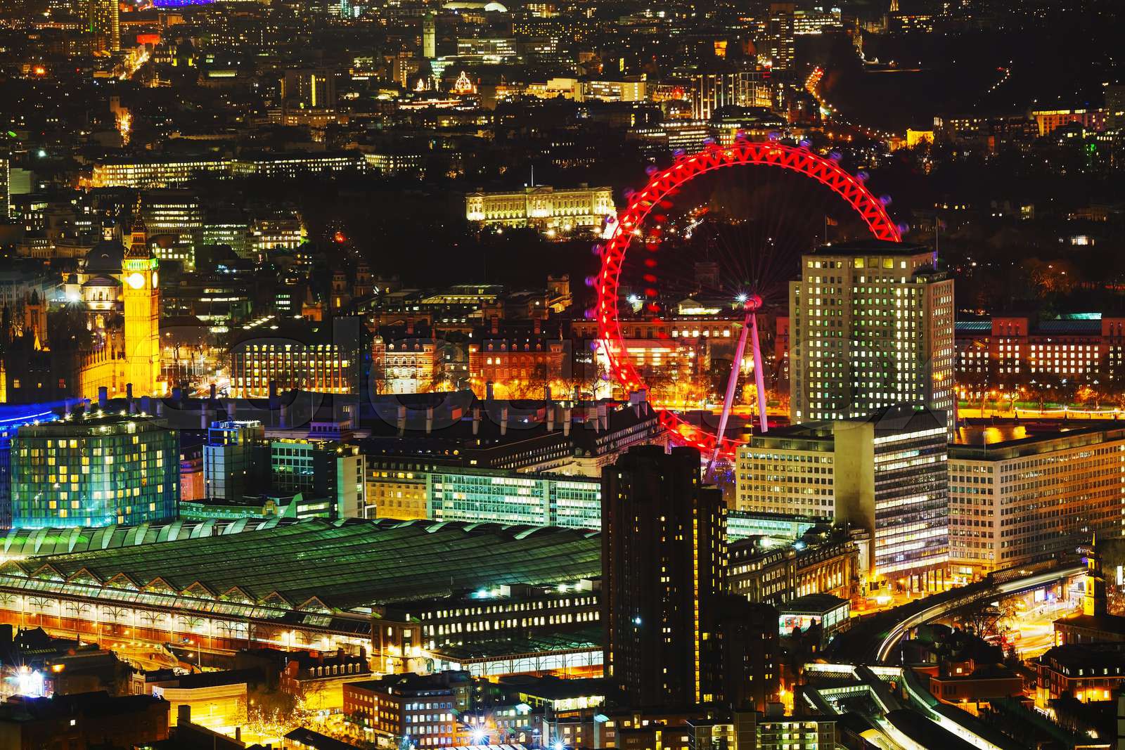 Aerial overview of London | Stock image | Colourbox