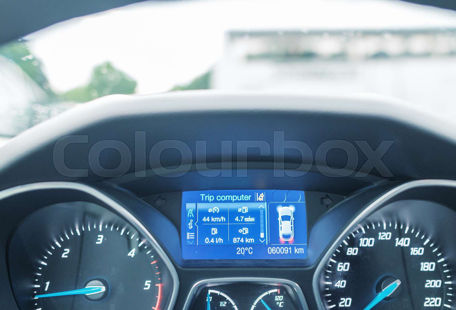 Car dashboard | Stock image | Colourbox