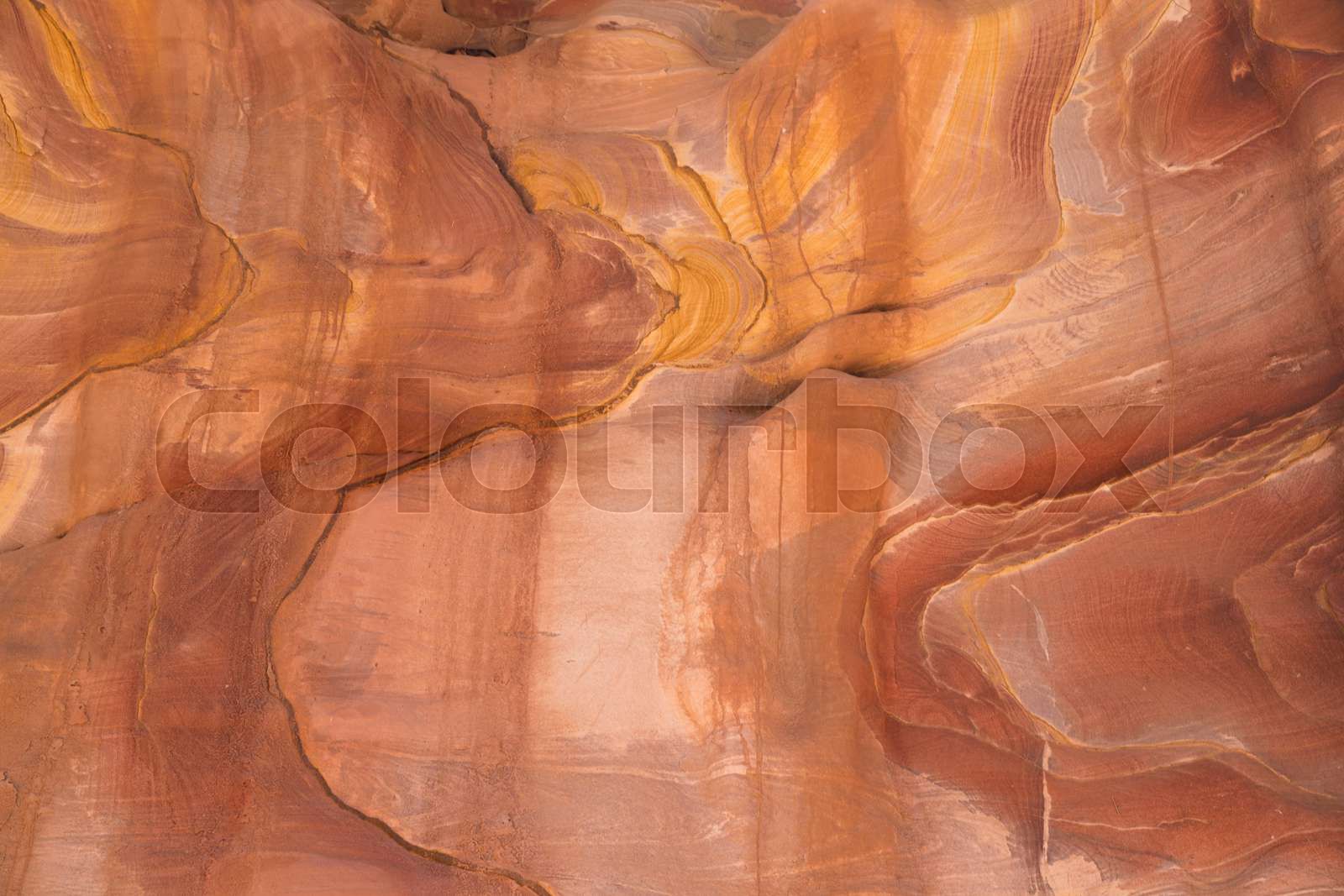 red rock in Petra Jordan | Stock image | Colourbox
