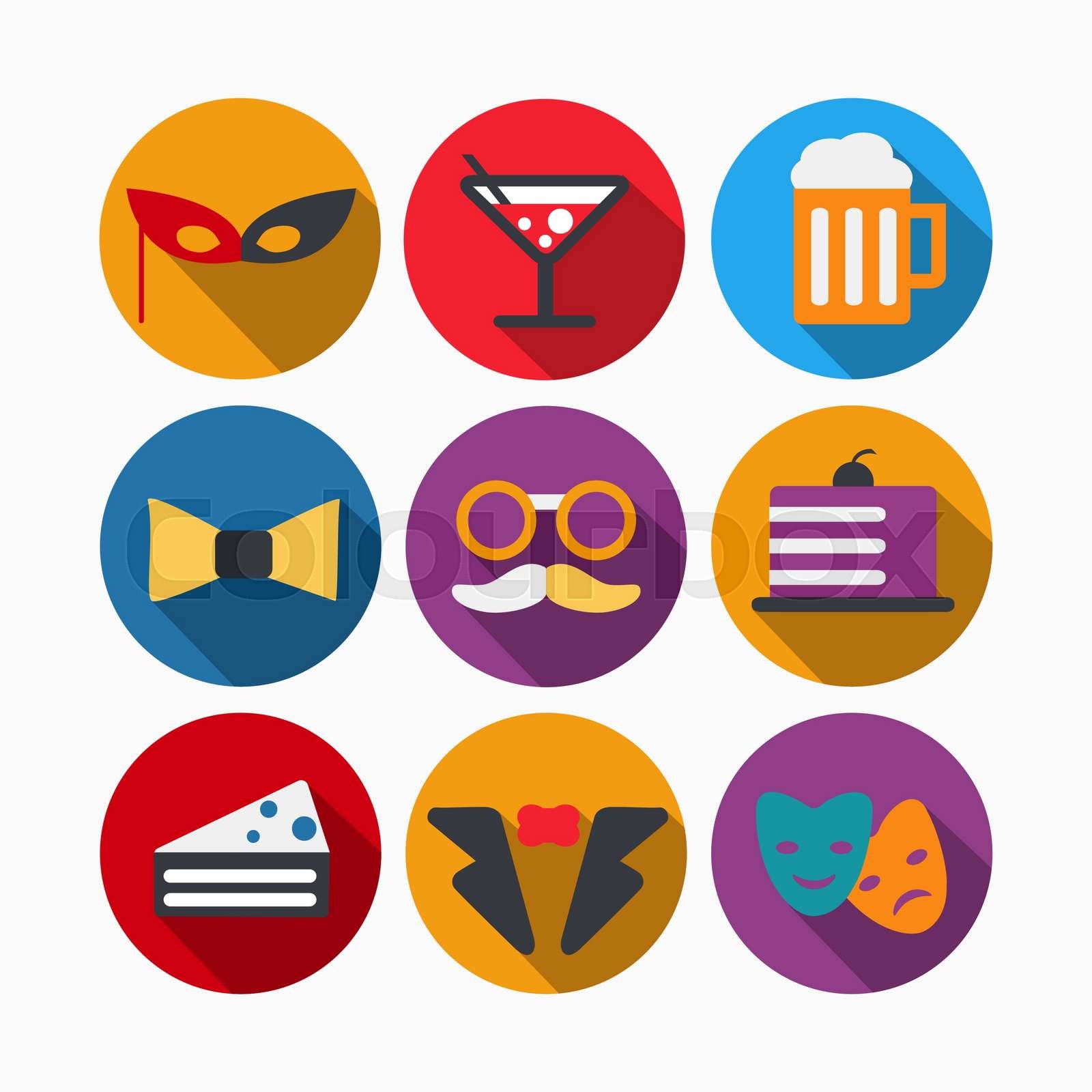 fest, tegn, year | Stock vektor | Colourbox