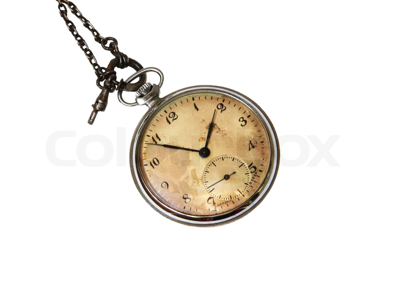 antique clock chain | Stock image | Colourbox
