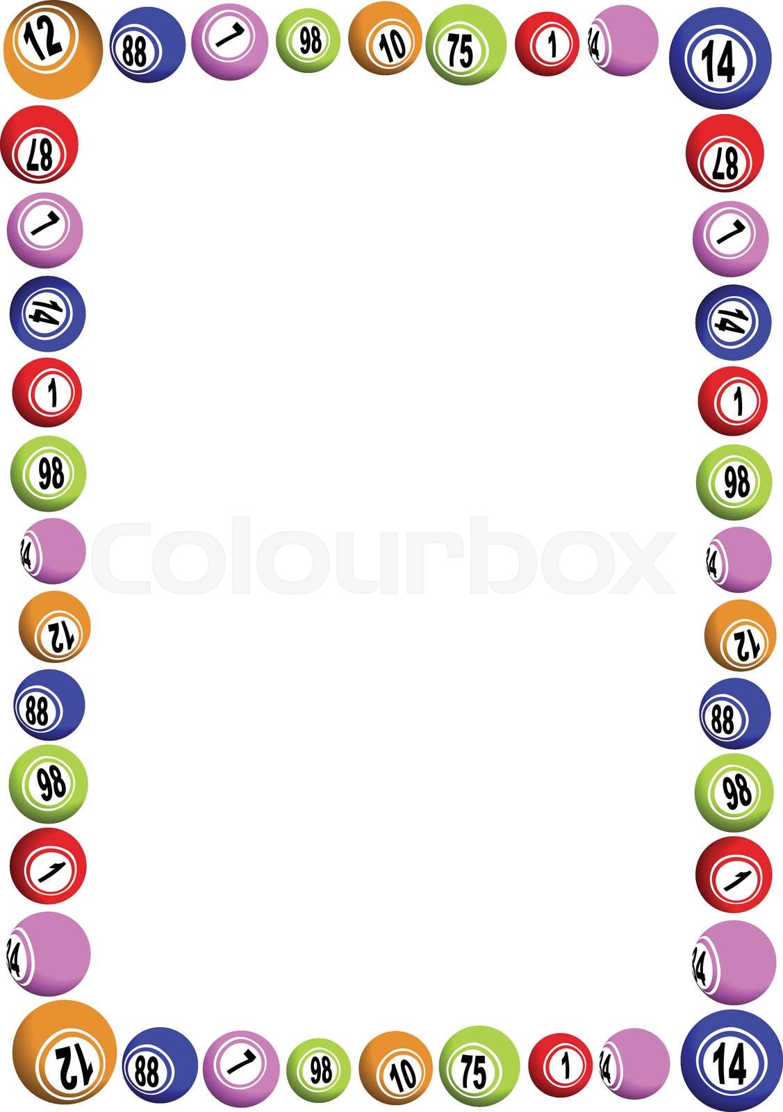 bingo background | Stock vector | Colourbox