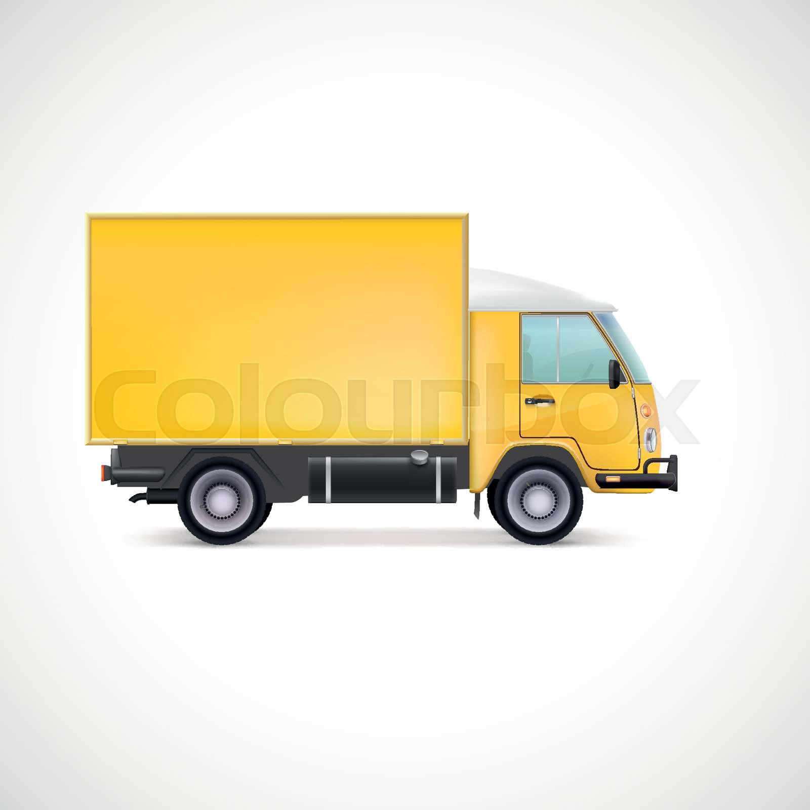 Delivery Car. | Stock vector | Colourbox