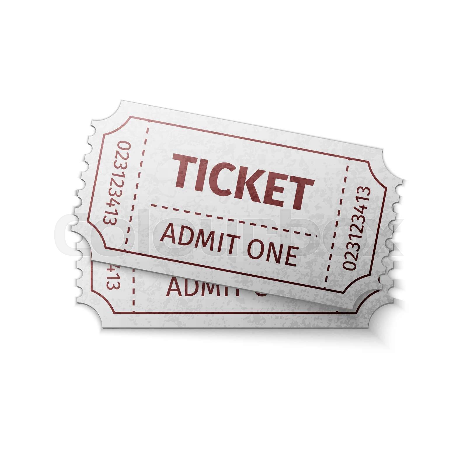 two tickets | Stock vector | Colourbox