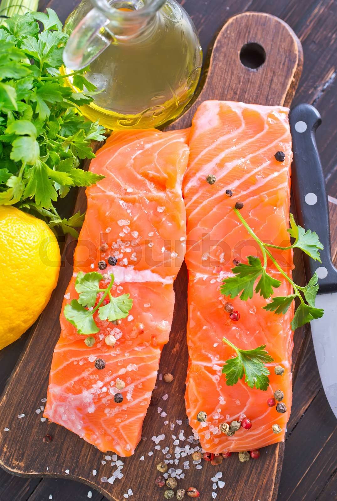 salmon | Stock image | Colourbox