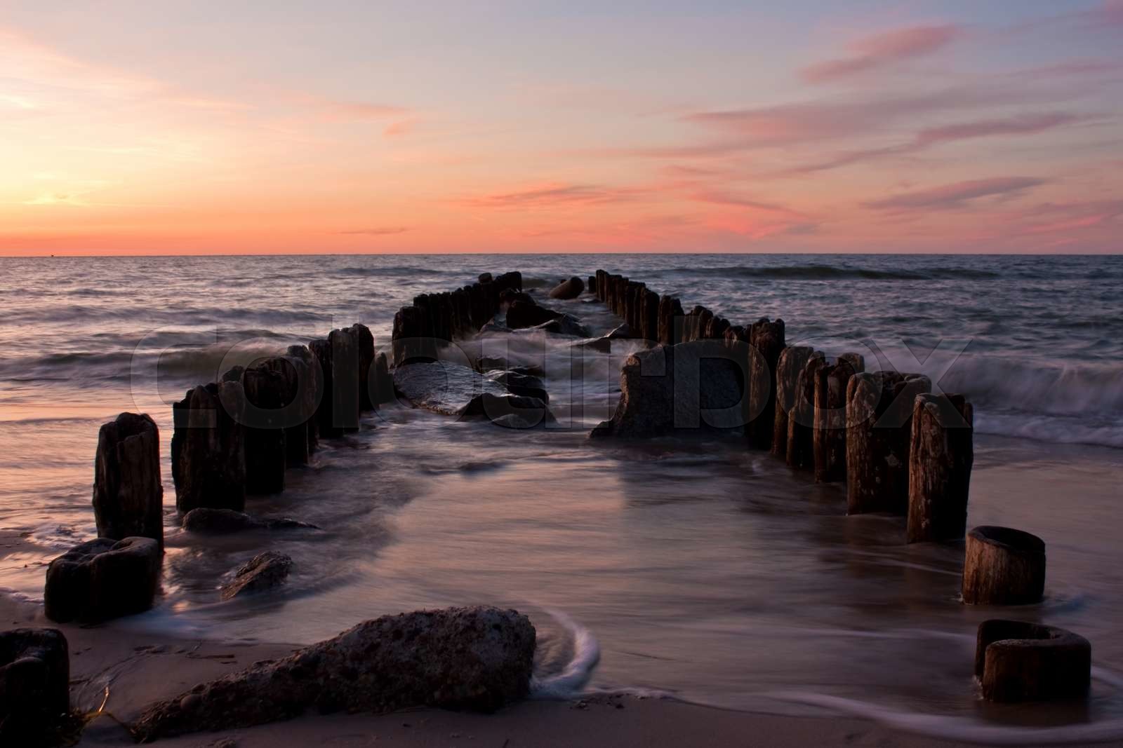 Beautiful seaside beach | Stock image | Colourbox