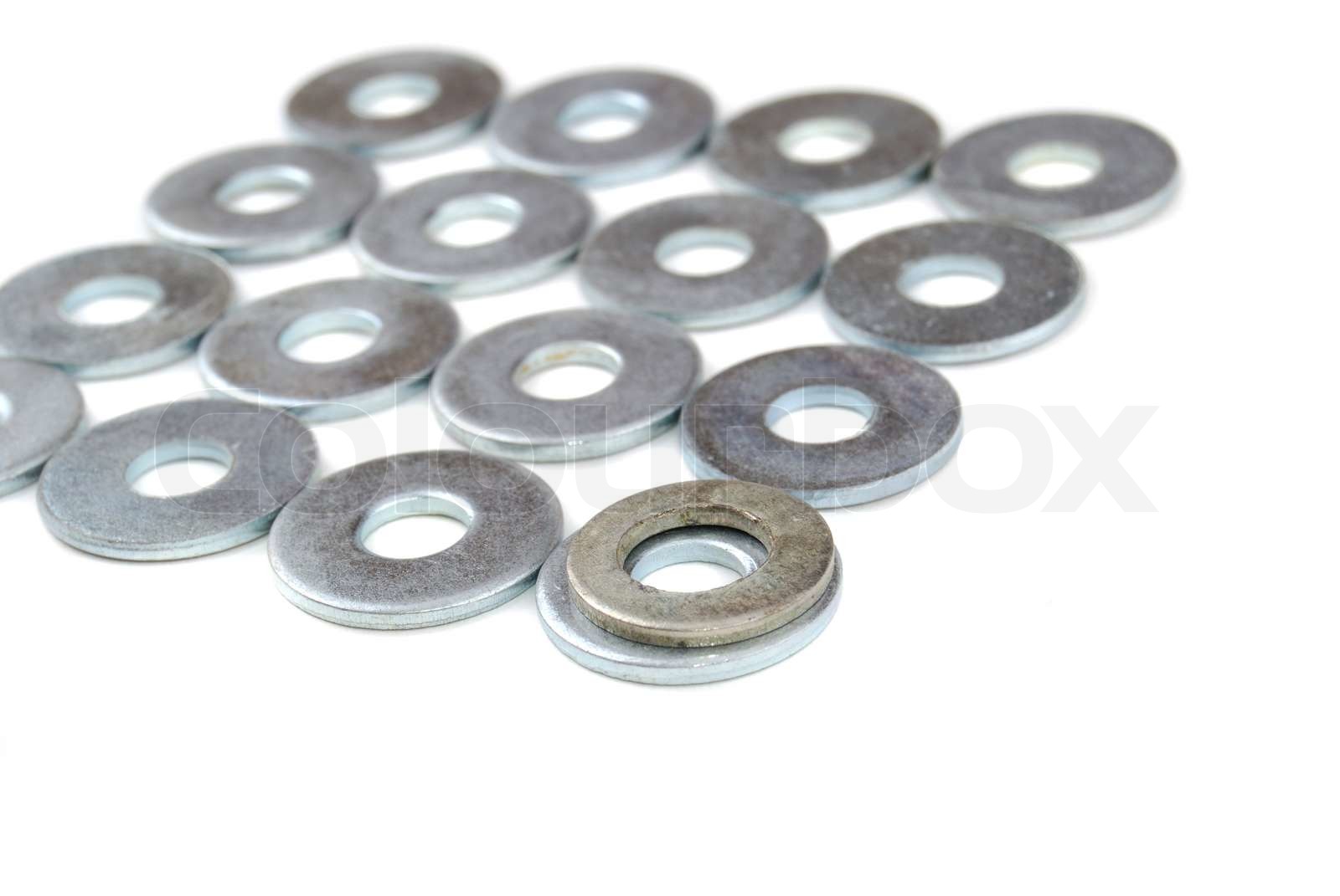 Metal washers for strengthening of mechanical connections at technical ...