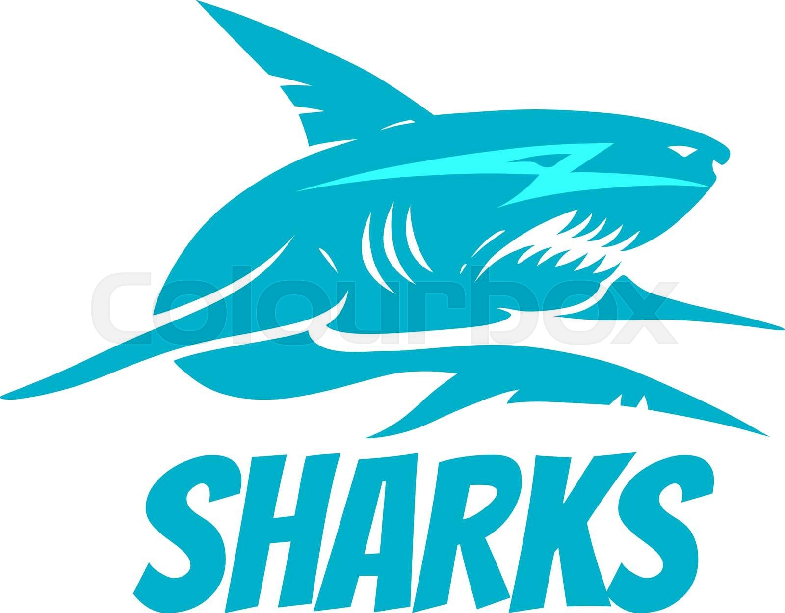 hai, logo, flosse | Stock-Vektor | Colourbox