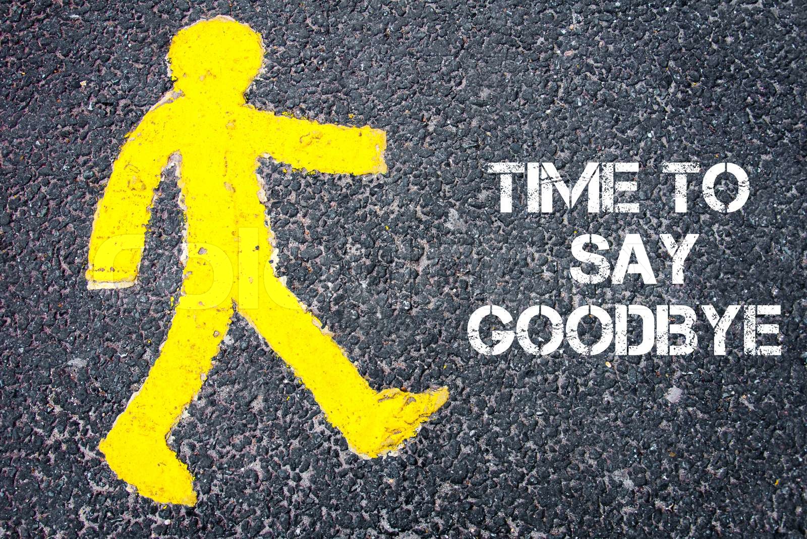 Time To Say Goodbye | Stock image | Colourbox