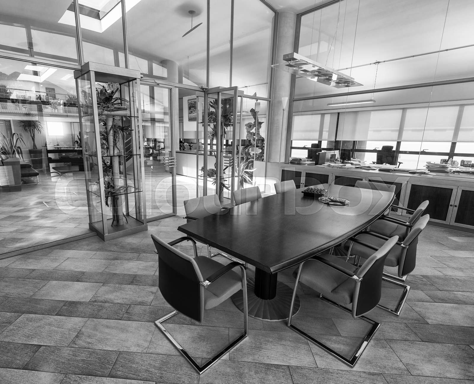 Empty Meeting Room In A Modern Office Stock Image Colourbox empty-meeting-room-in-a-modern-office-stock-image-colourbox