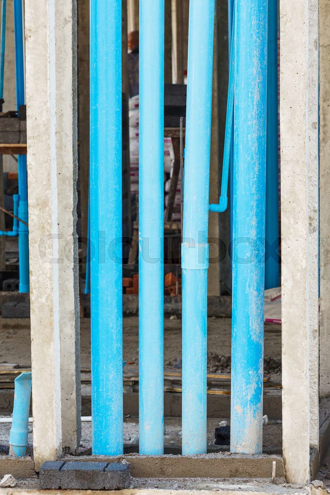 Sanitary distribution system | Stock image | Colourbox