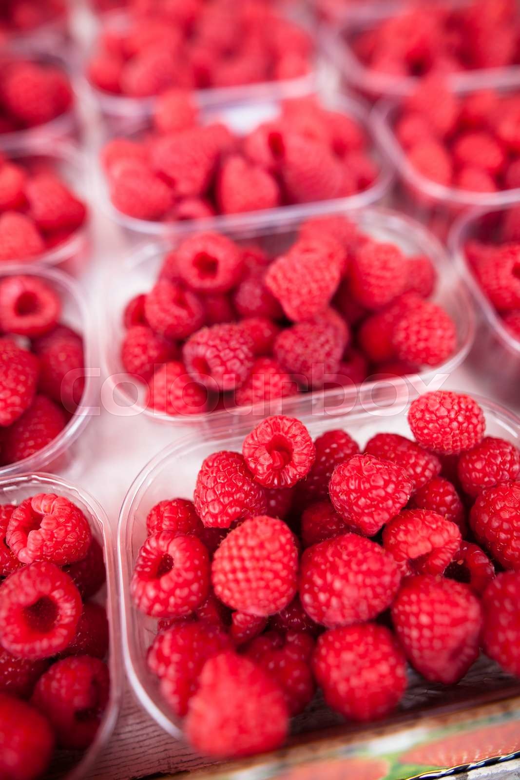 Raspberries | Stock image | Colourbox