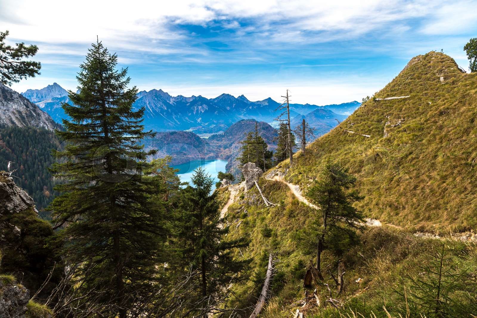 Alps and lakes in Germany | Stock image | Colourbox