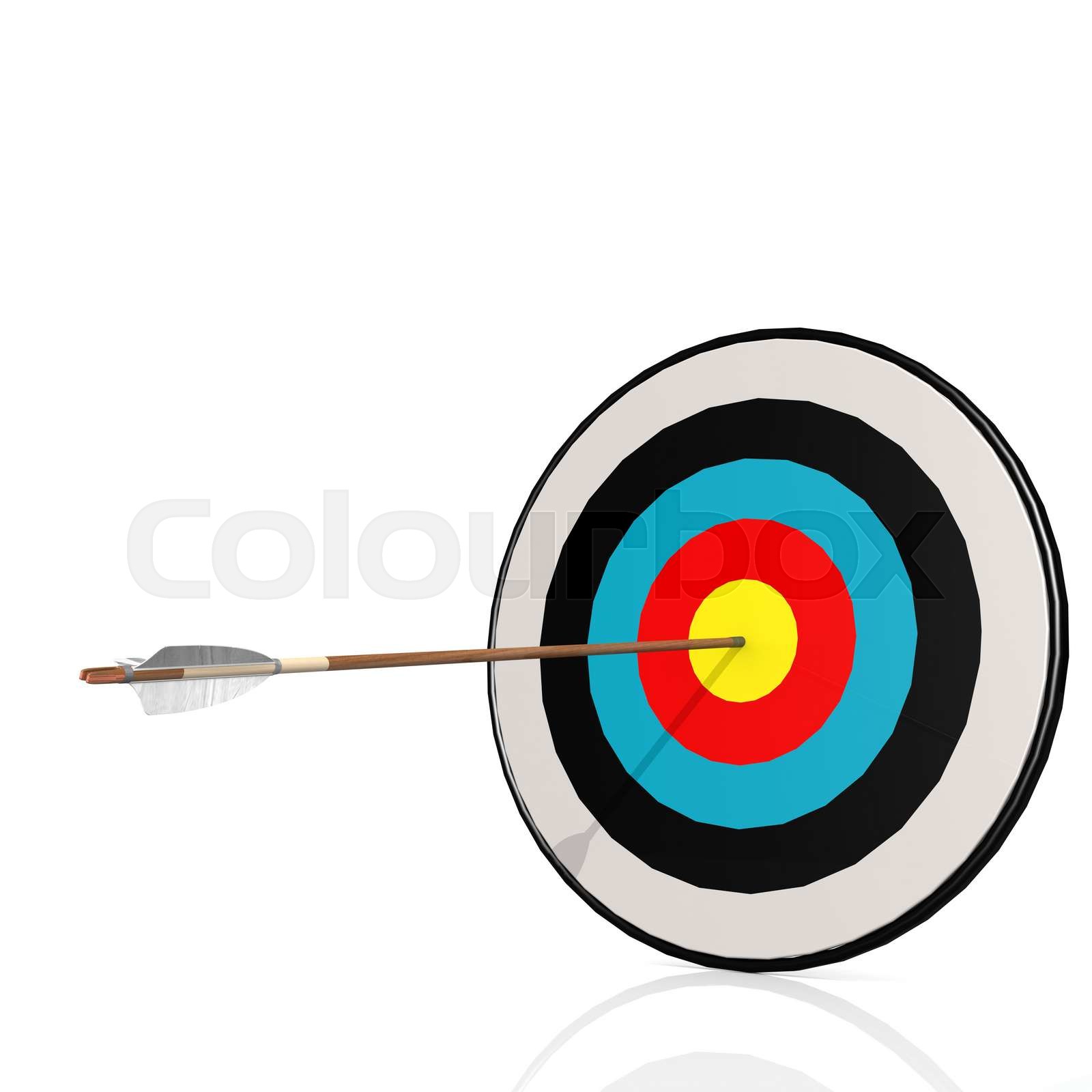 Arrow and board | Stock image | Colourbox