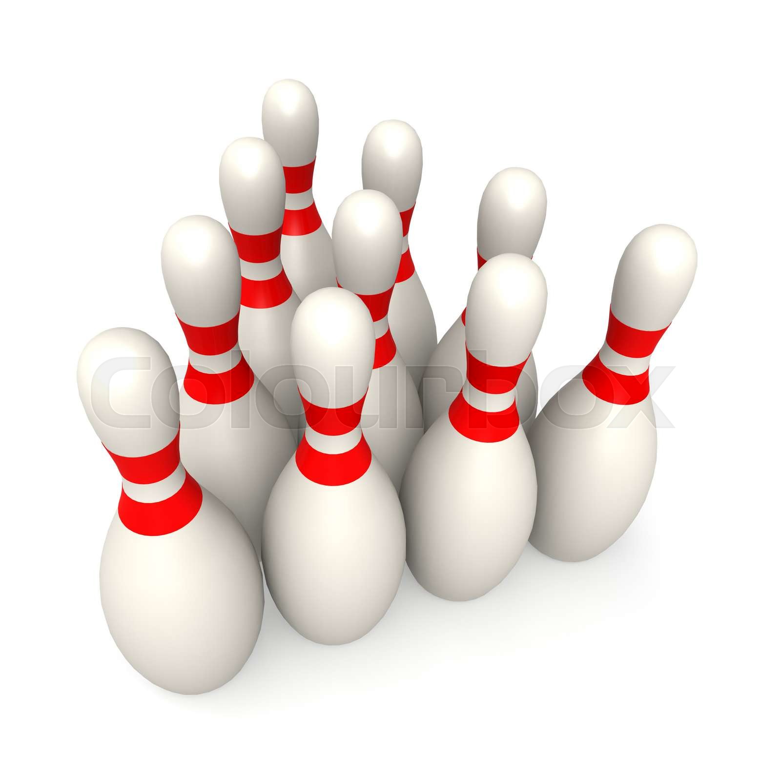 Bowling Pin Stock Image Colourbox