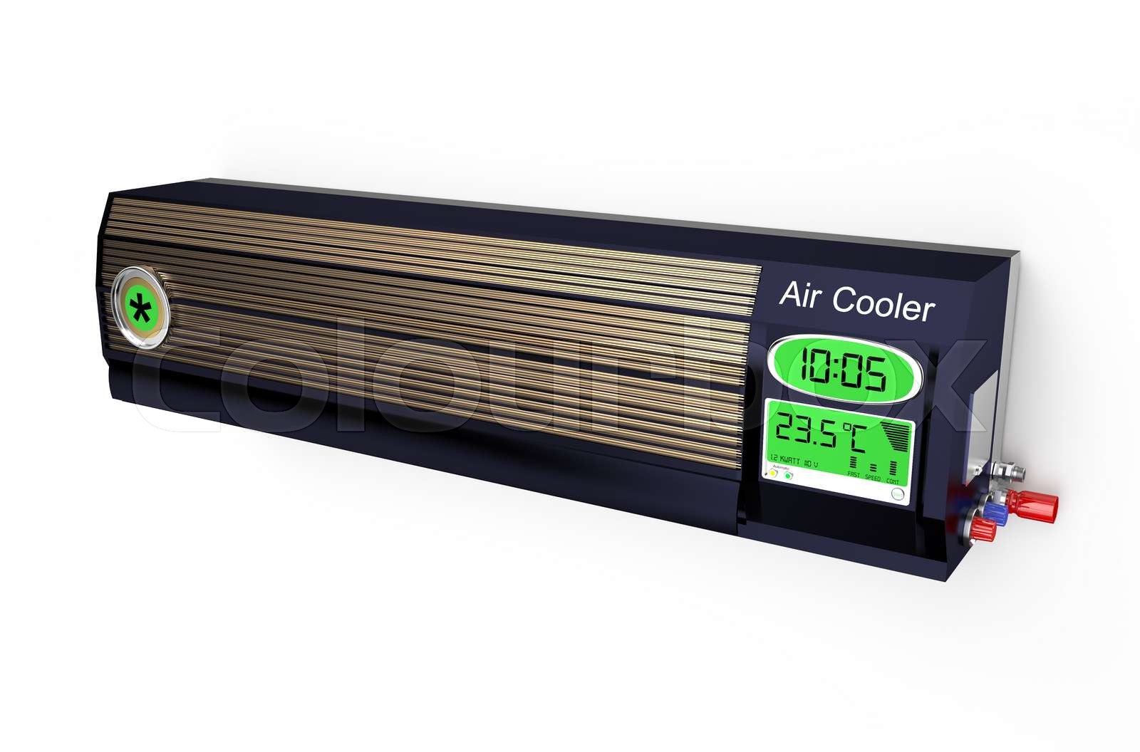 Black air conditioner 2 | Stock image | Colourbox