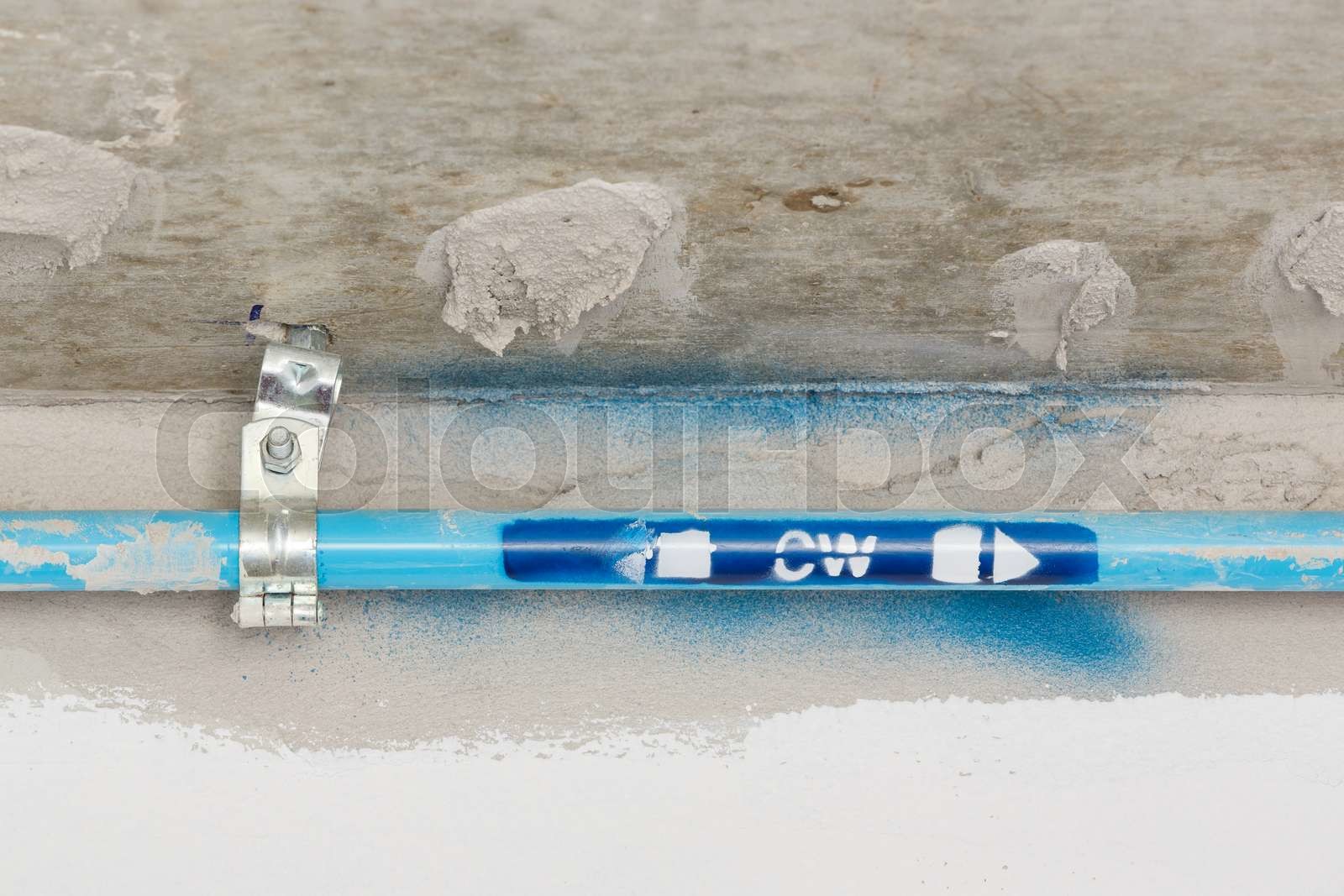 Sanitary distribution system | Stock image | Colourbox