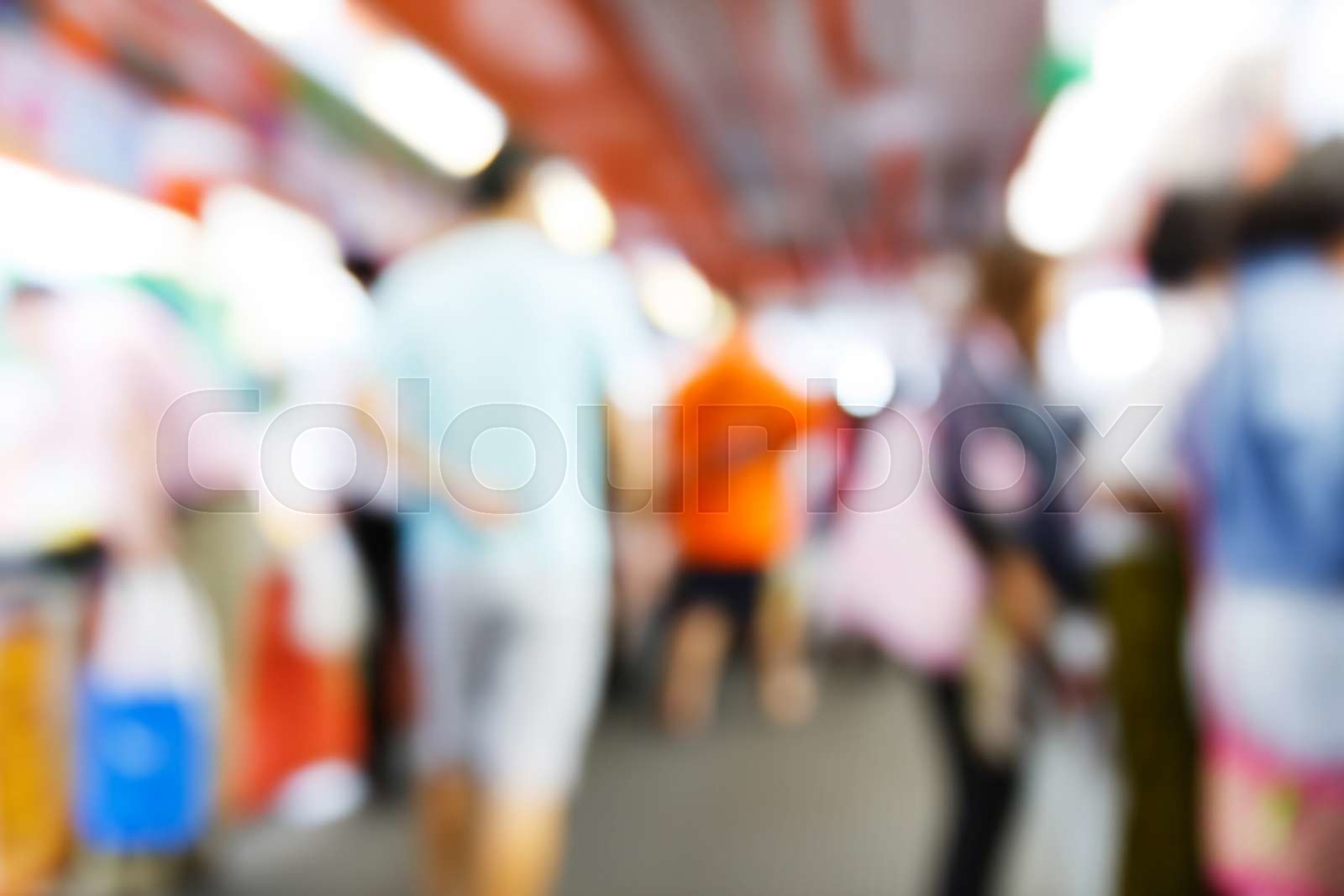 Abstract blurred people | Stock image | Colourbox