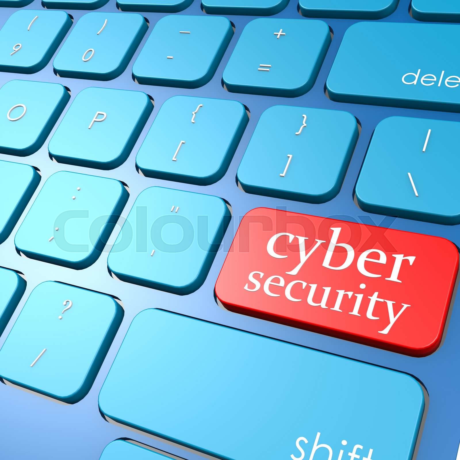Cyber security keyboard | Stock image | Colourbox Cyber security keyboard | Stock image | Colourbox