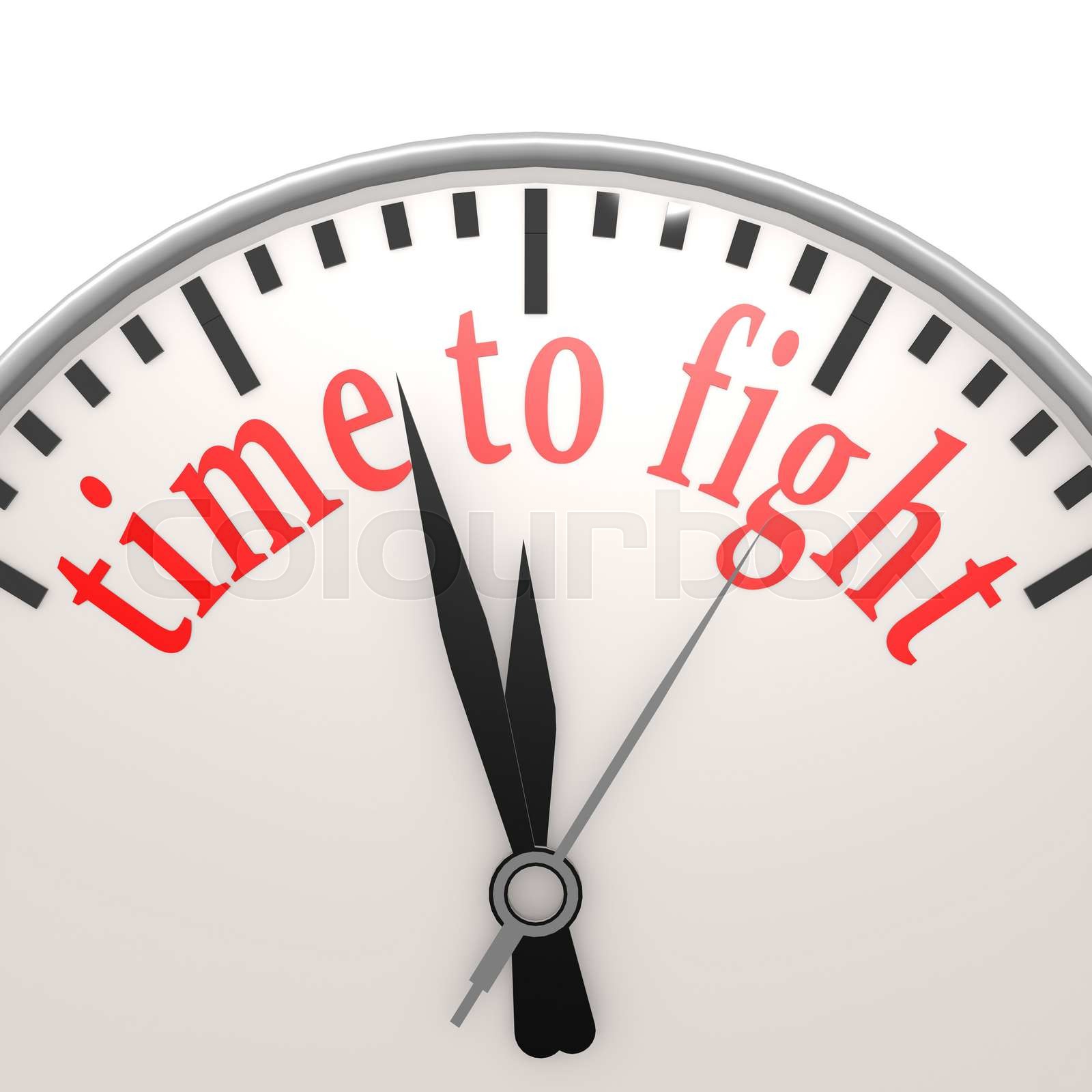 Time to fight clock | Stock image | Colourbox
