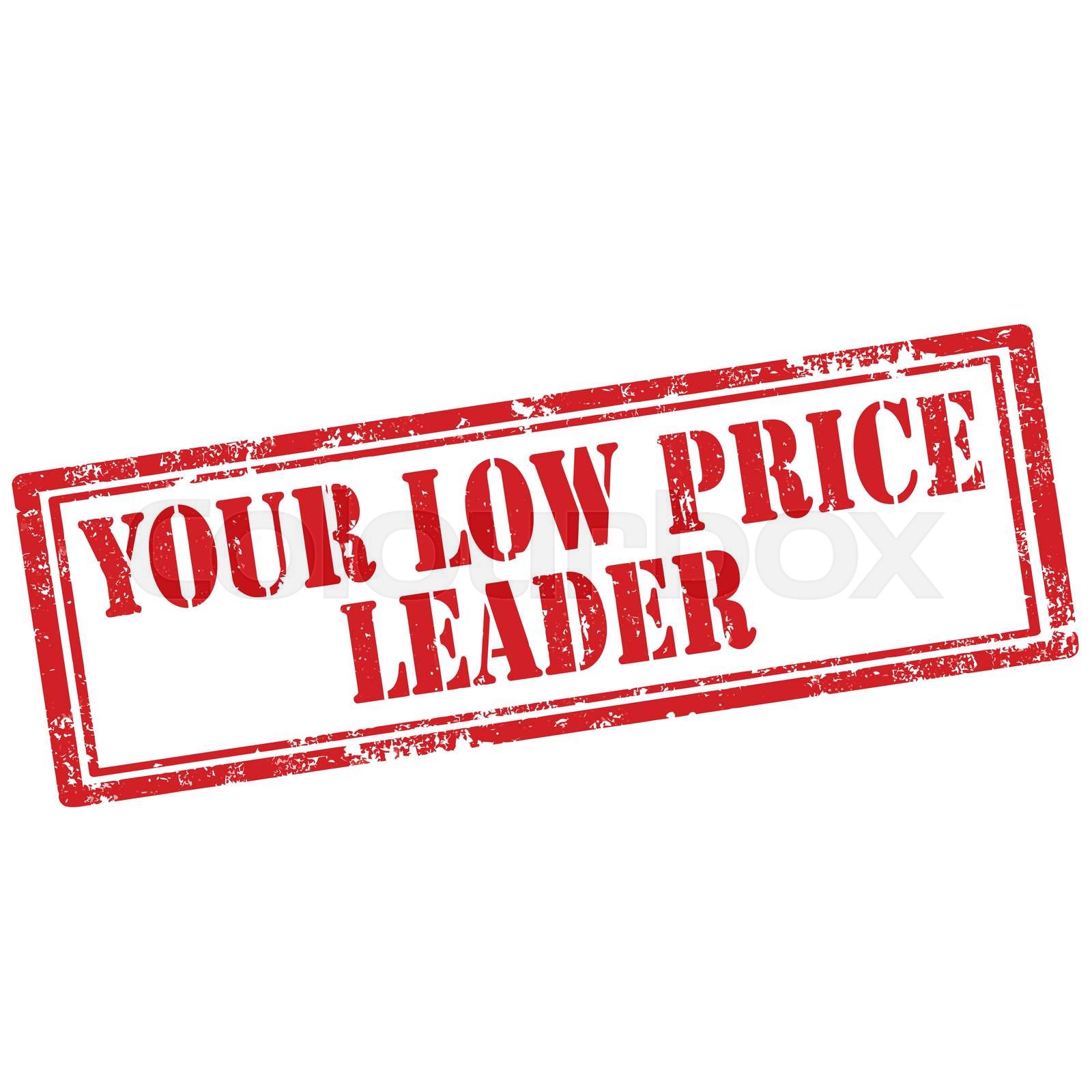 Your Low Price Leader | Stock vector | Colourbox