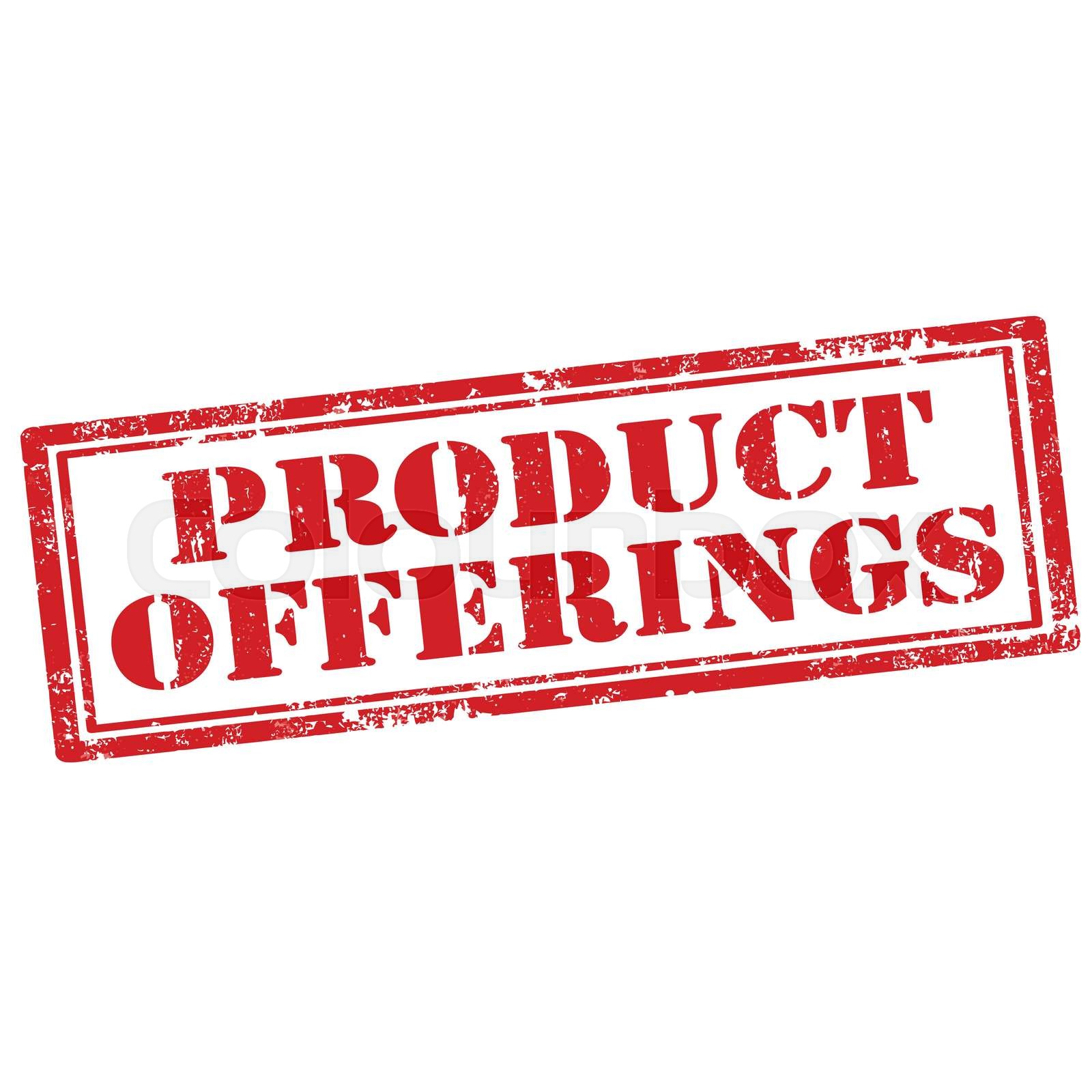 Product Offerings | Stock vector | Colourbox