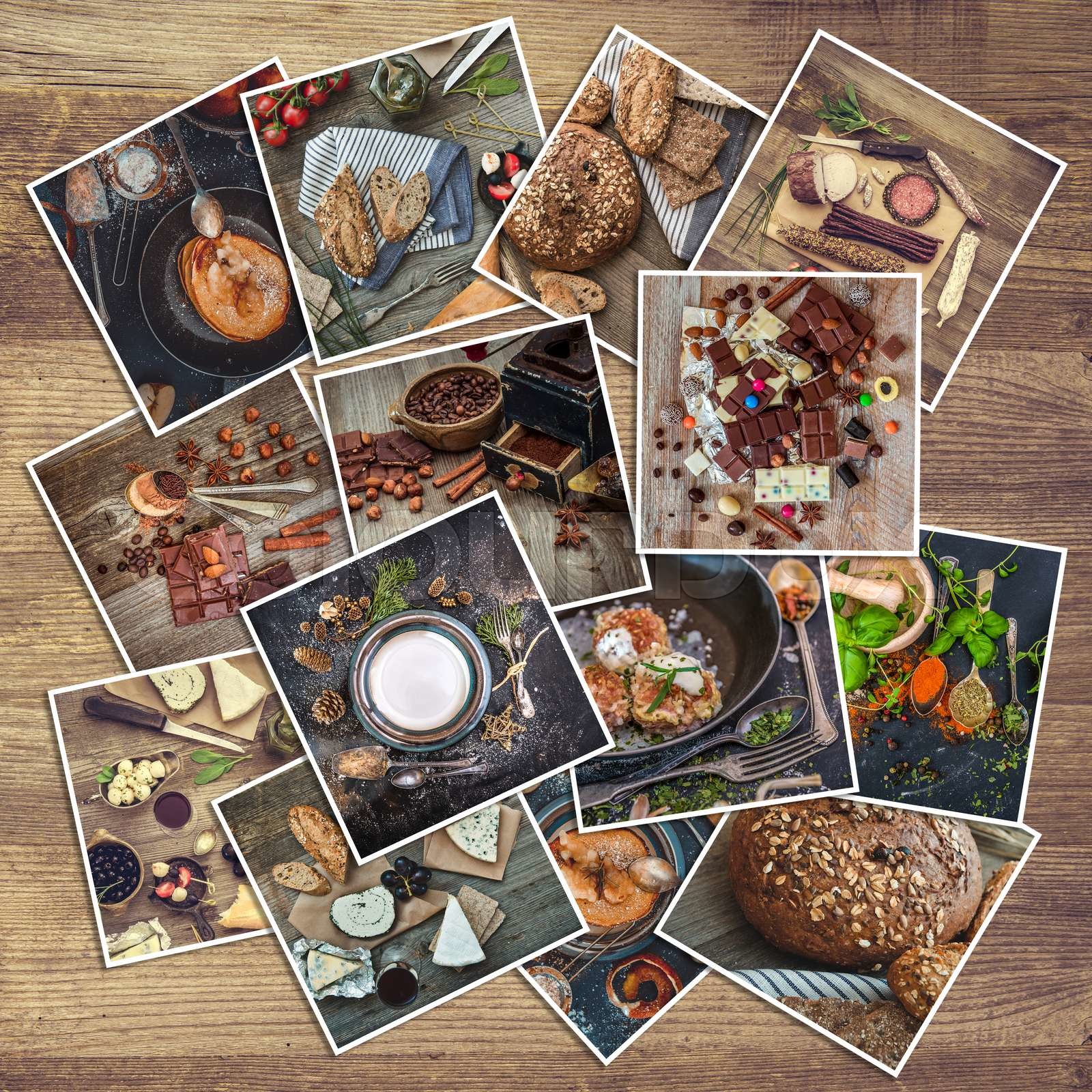 retro food photos | Stock image | Colourbox