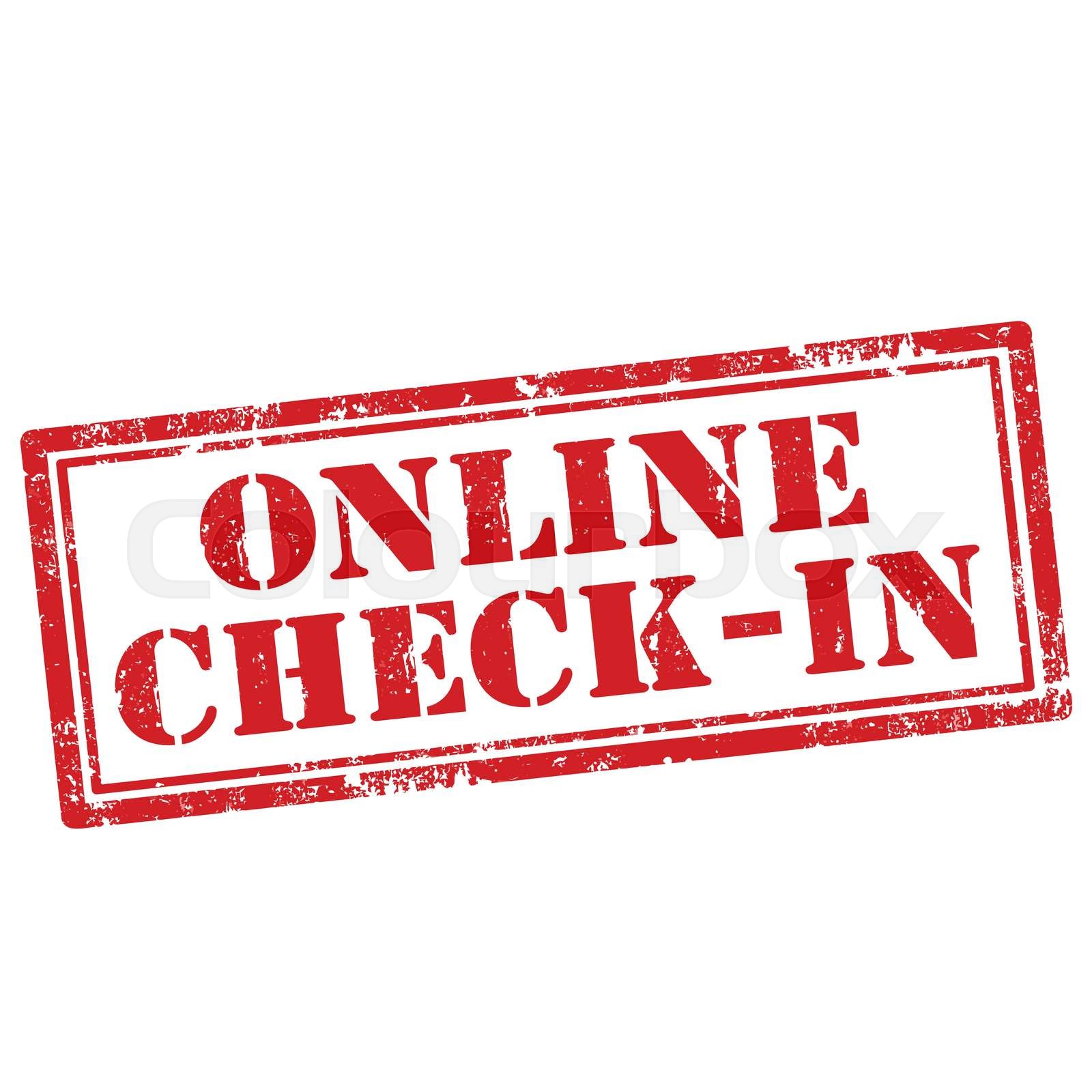 Online Check-In | Stock vector | Colourbox