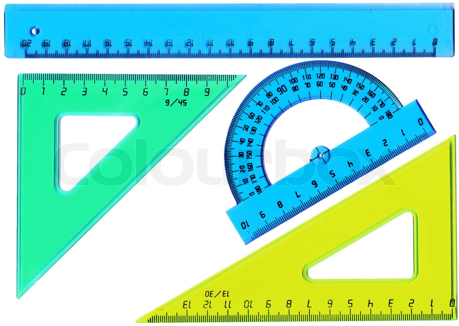 Geometric set | Stock image | Colourbox