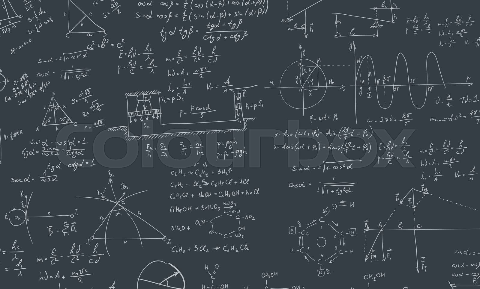 formel, gleichung, algebra | Stock-Vektor | Colourbox