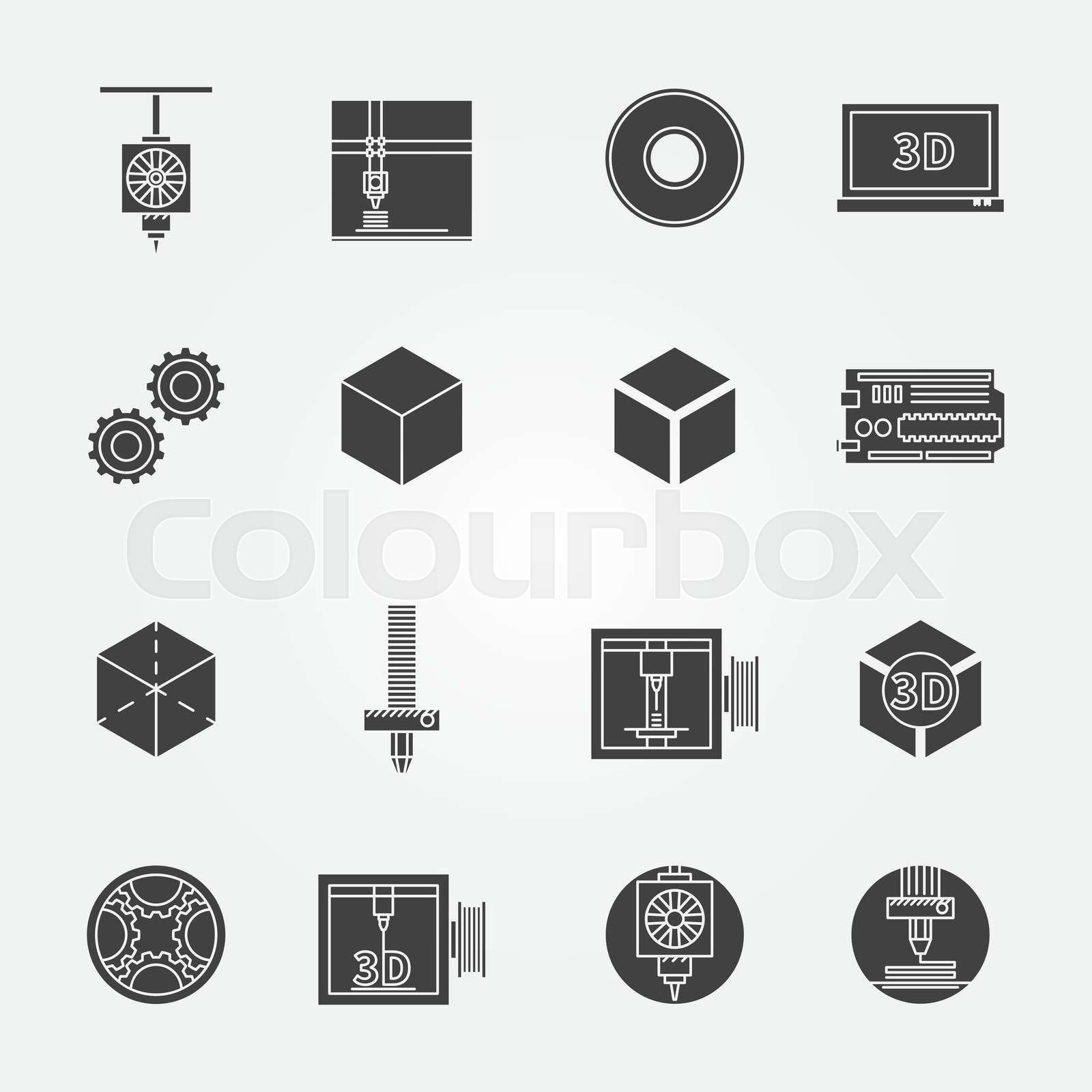 icon, gewerbe, pc | Stock-Vektor | Colourbox
