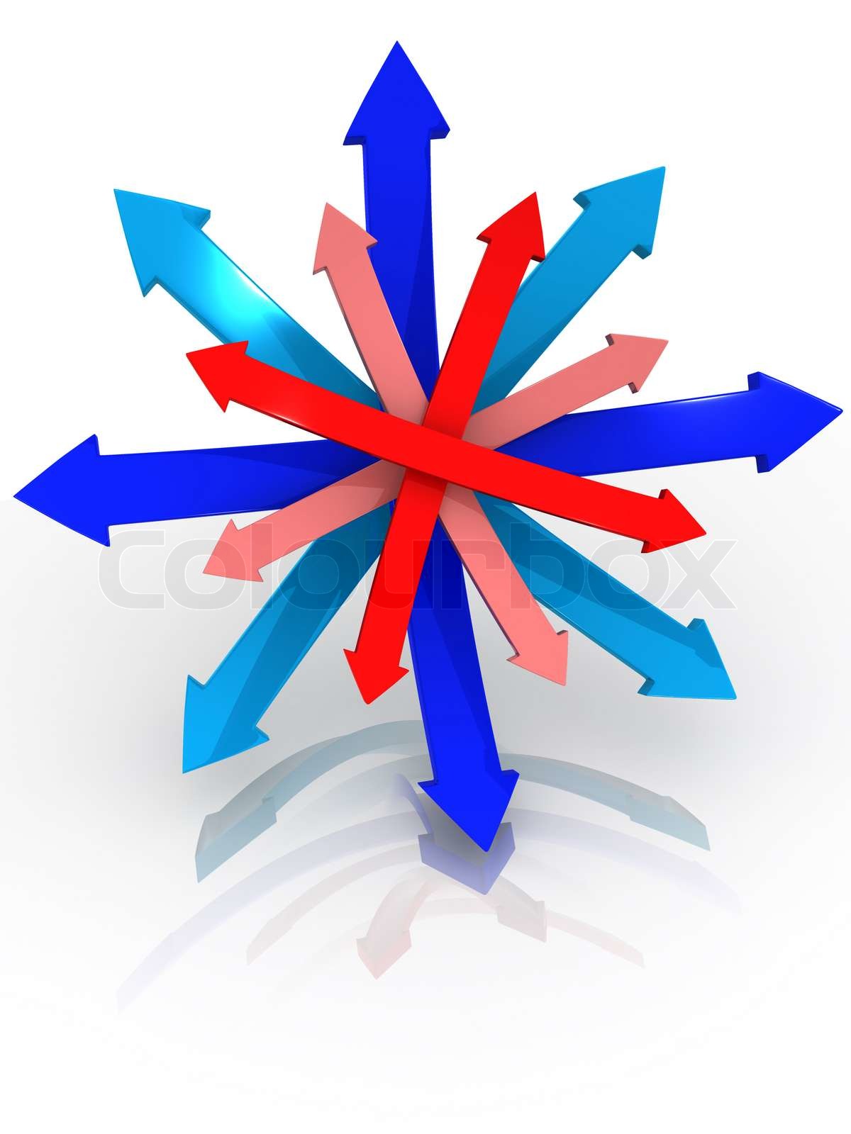 Directions. 3d | Stock image | Colourbox