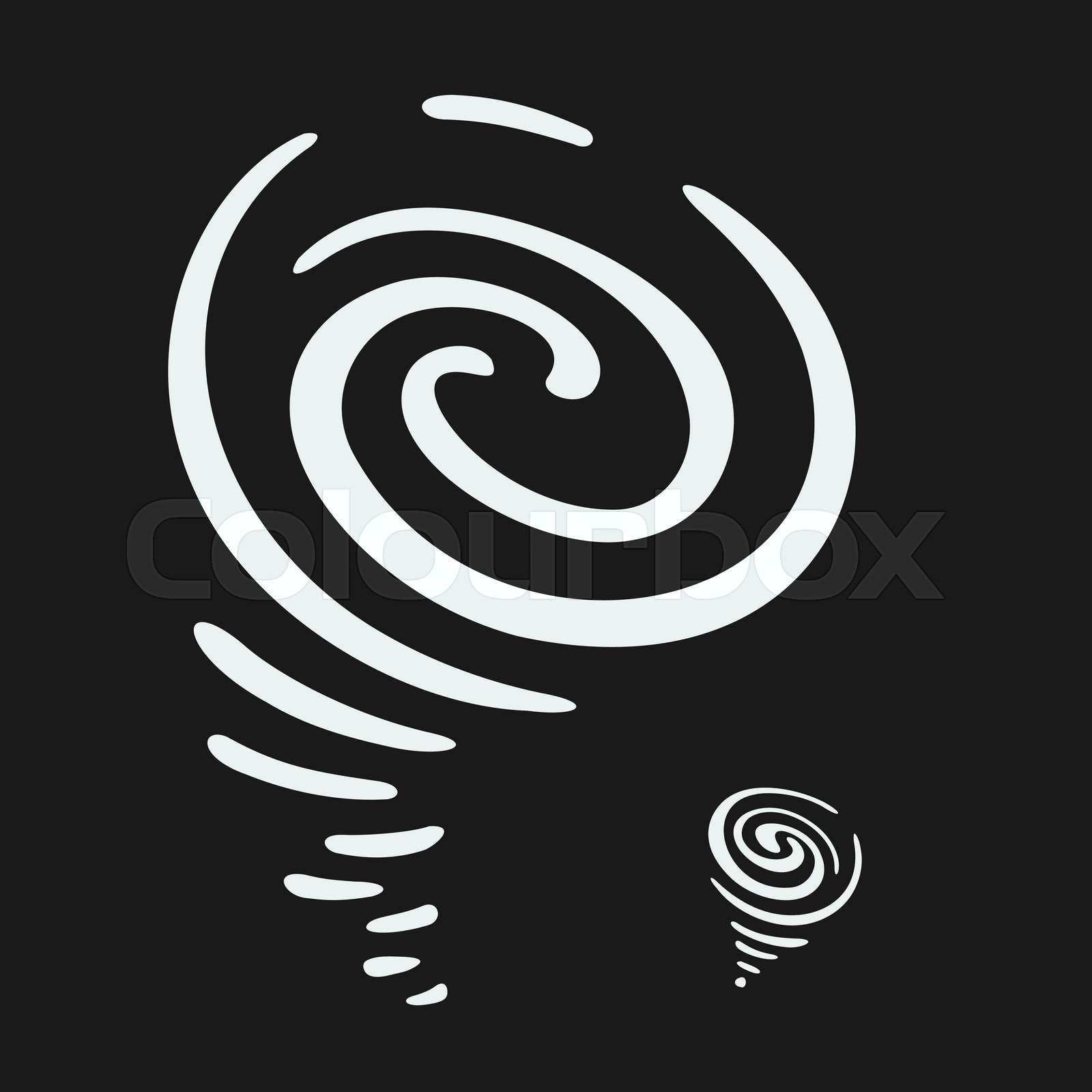 hurrikan, grafik, design | Stock-Vektor | Colourbox