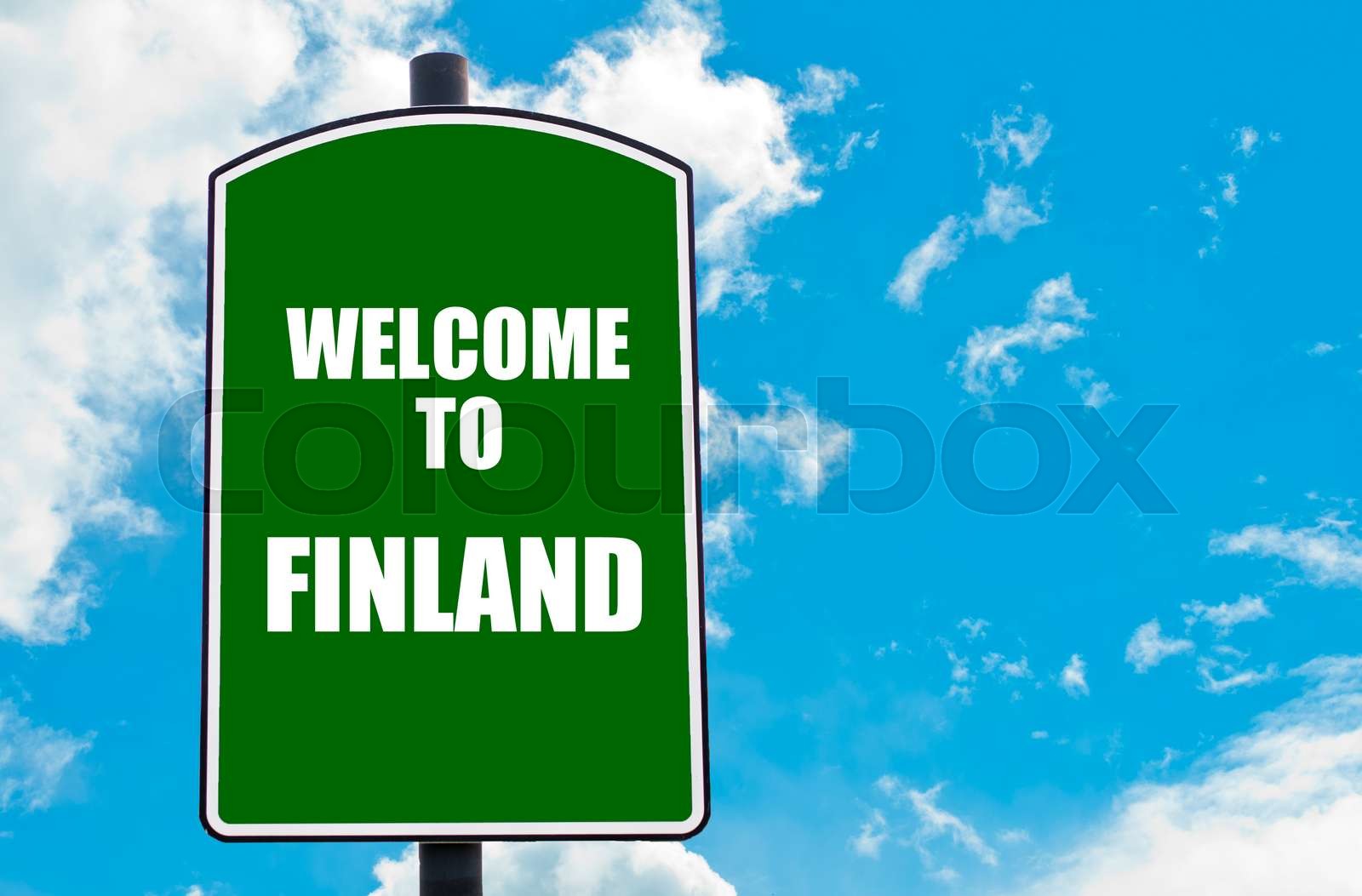Welcome to FINLAND | Stock image | Colourbox