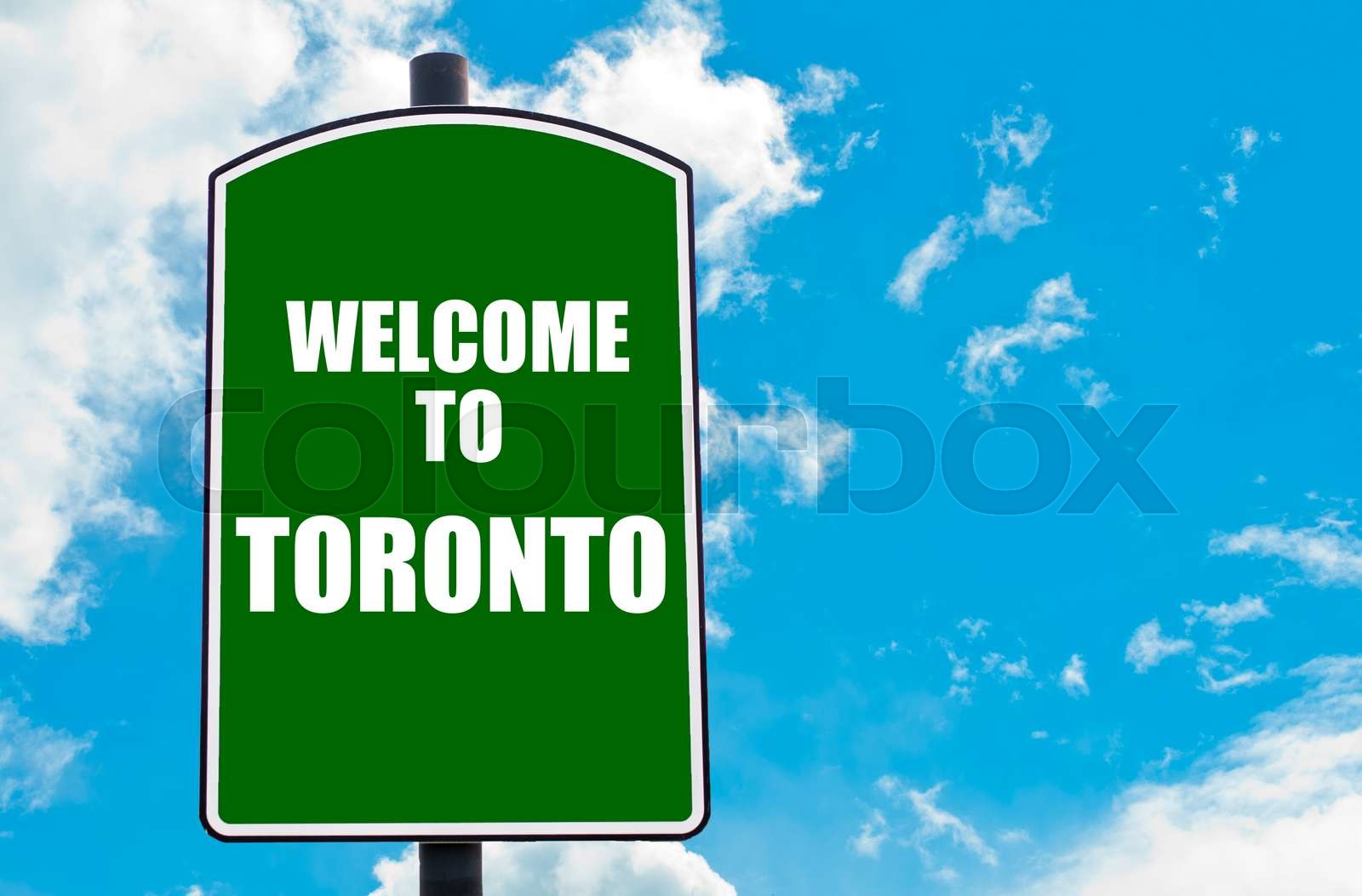 Welcome to TORONTO | Stock image | Colourbox