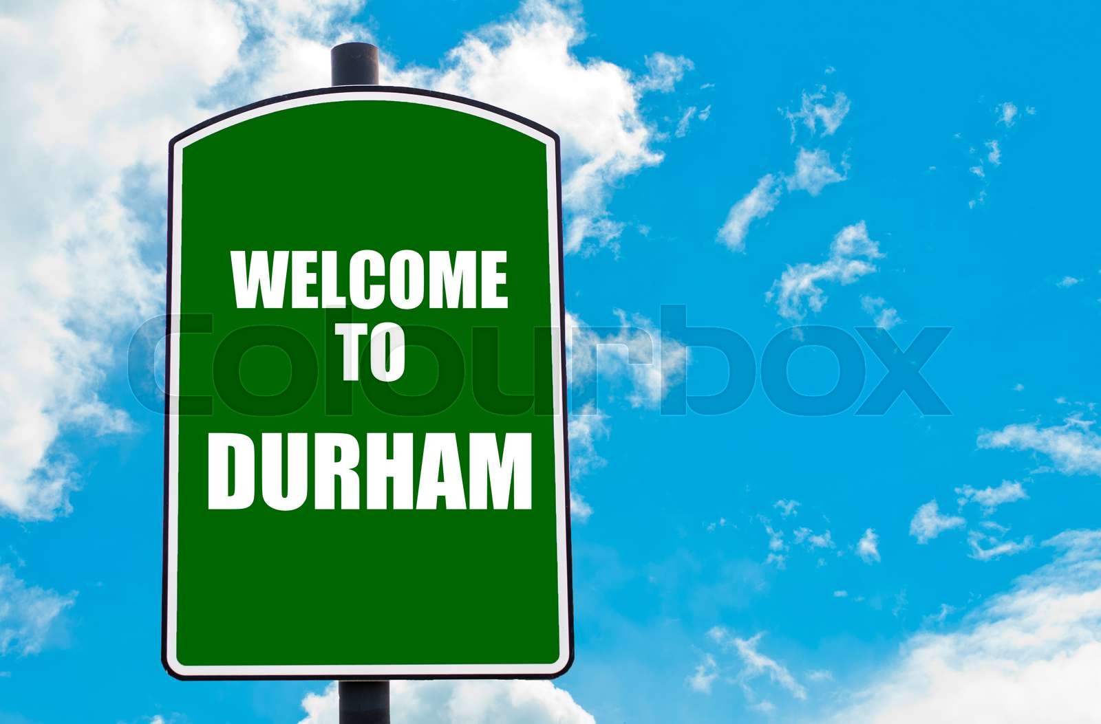 Welcome to DURHAM | Stock image | Colourbox
