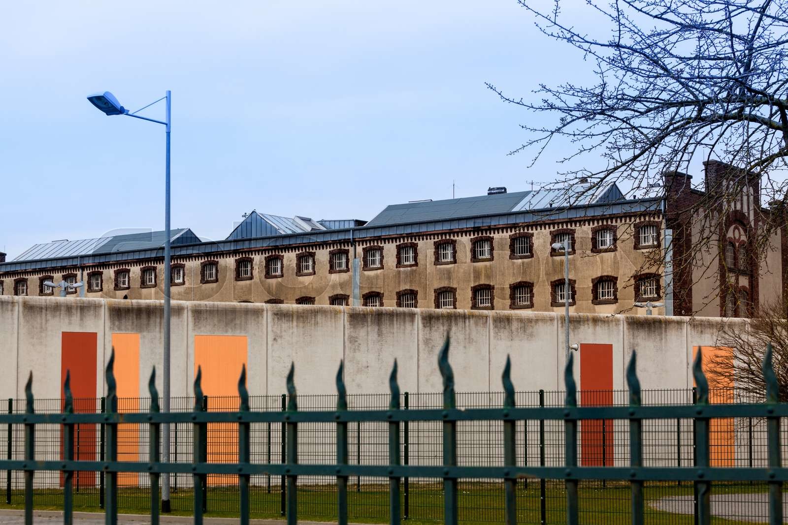 jail. Large prison. Prison wall | Stock image | Colourbox
