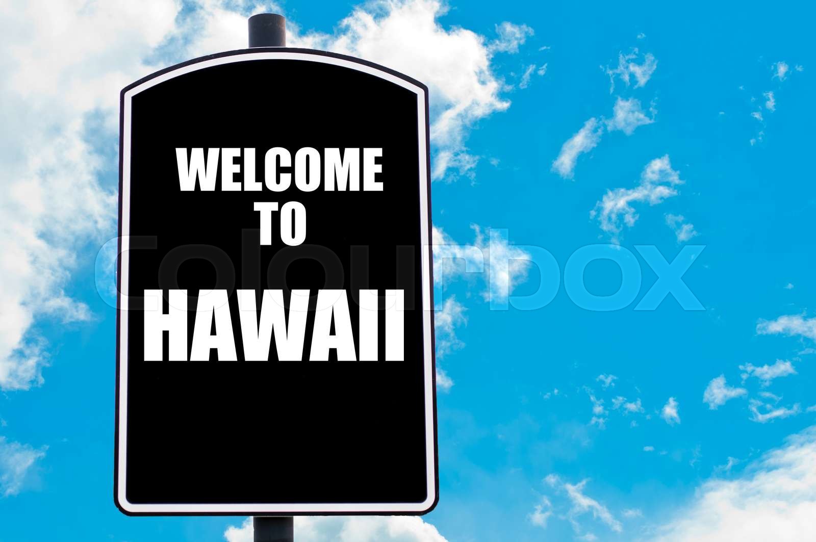 Welcome to HAWAII | Stock image | Colourbox