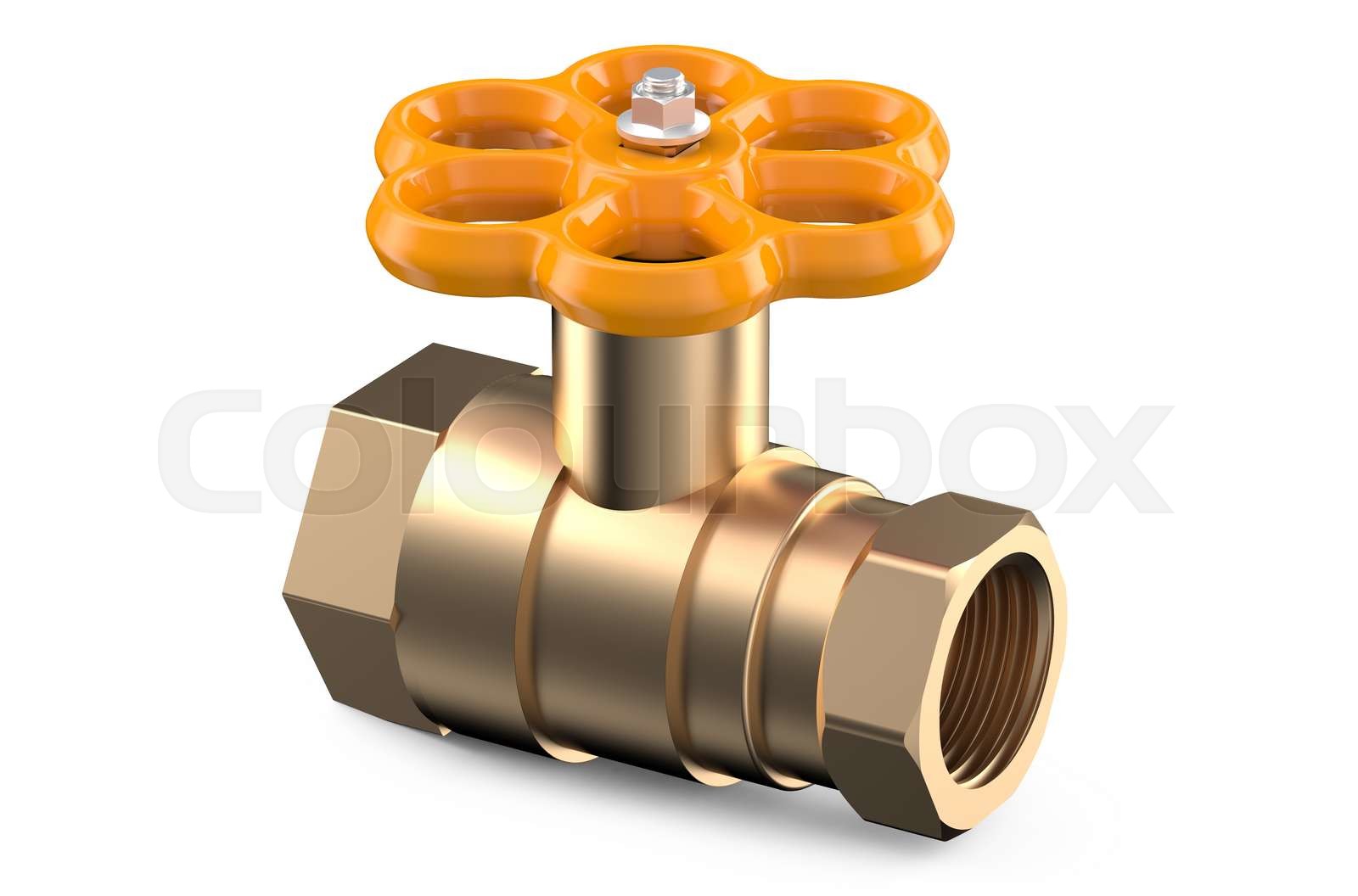 orange valve | Stock image | Colourbox