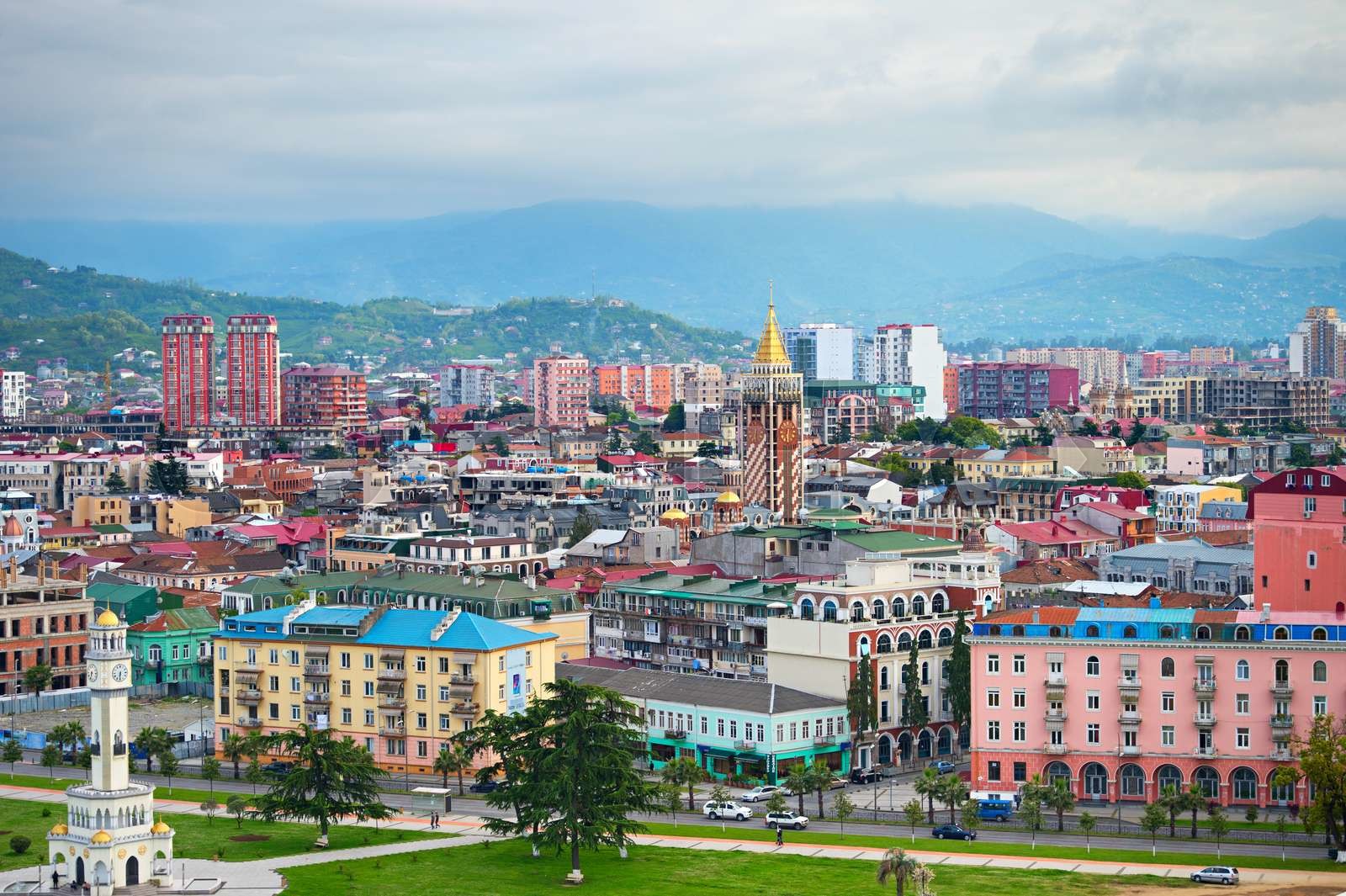 Skyline of Batumi, Georgia | Stock image | Colourbox