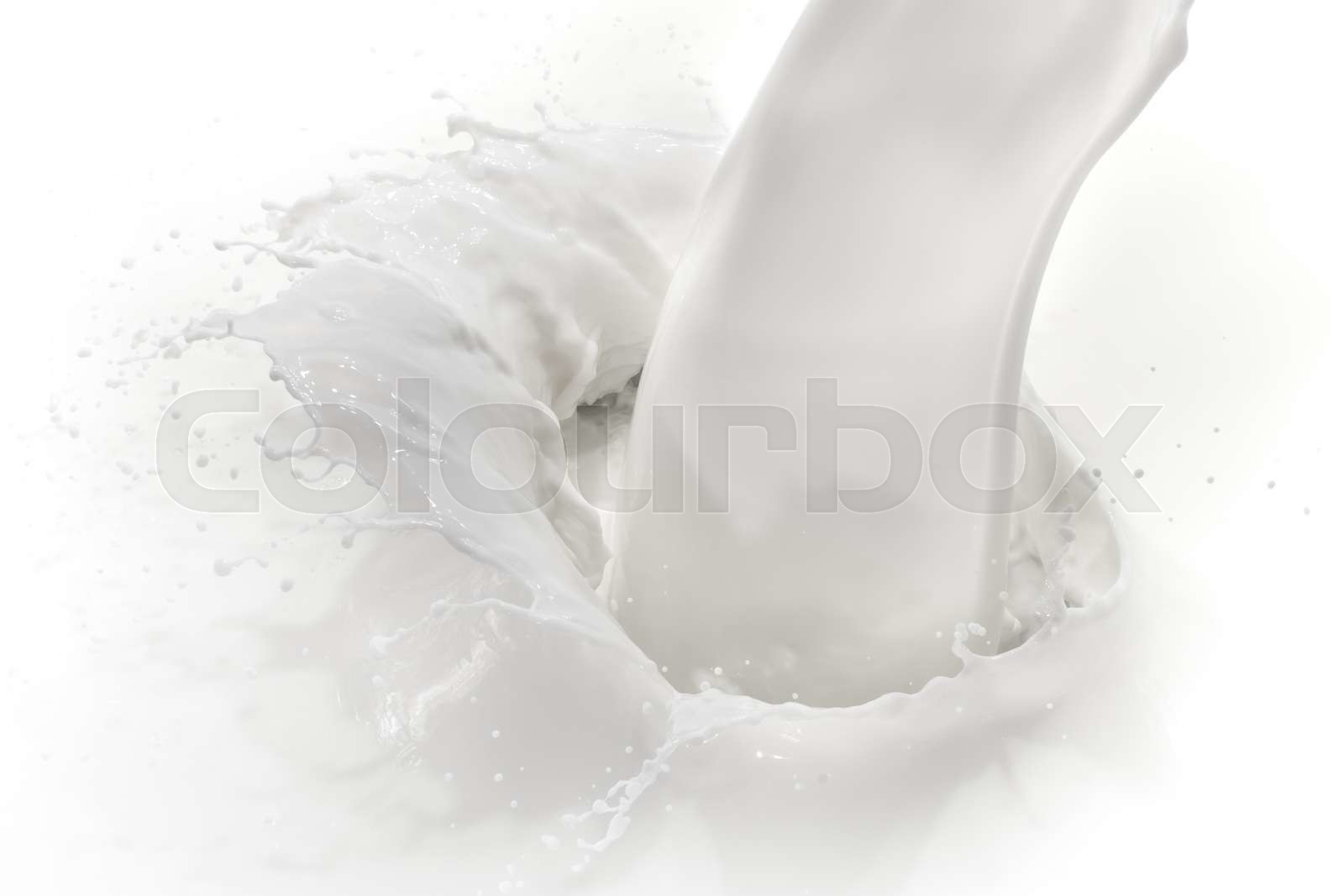 milk splash | Stock image | Colourbox