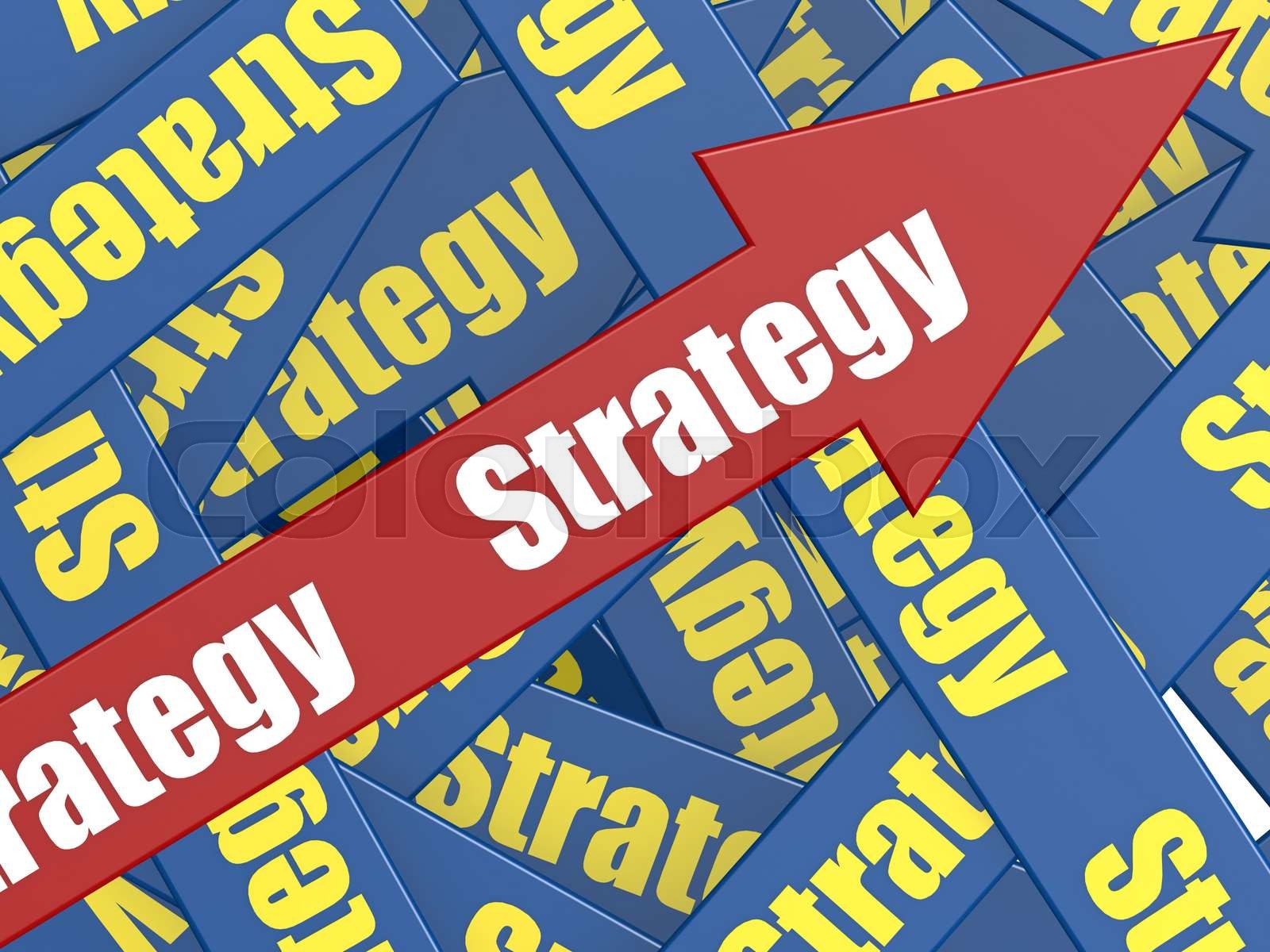 Strategy arrow | Stock image | Colourbox
