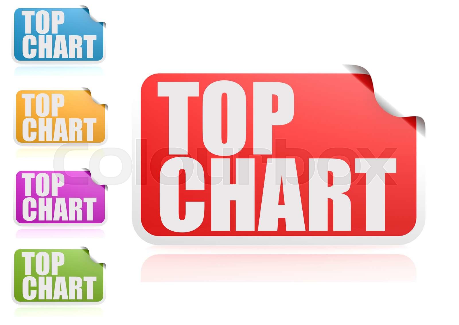 Top Chart Label Set Stock Image Colourbox Top Chart Label Set Stock Image Colourbox