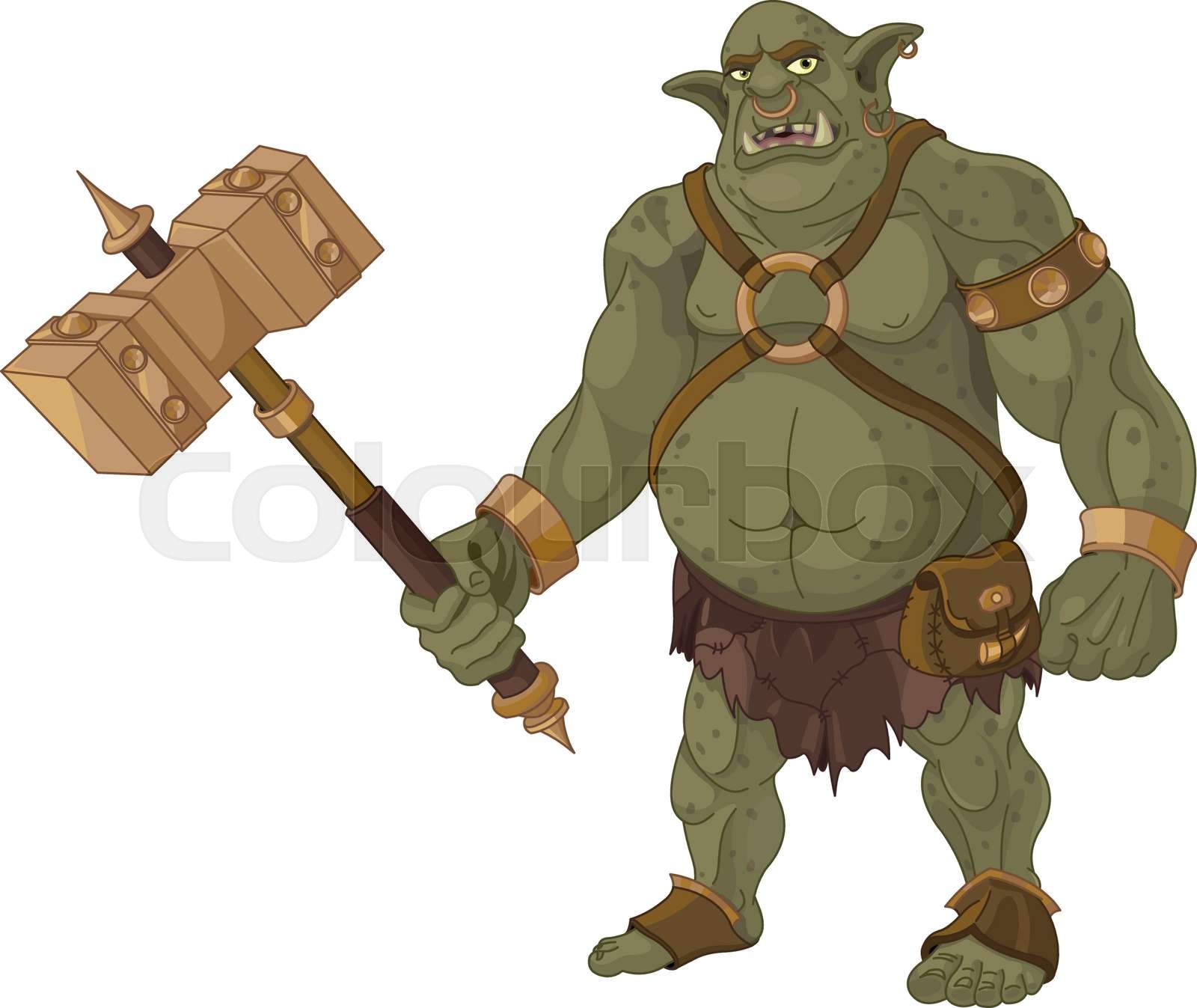 Big Troll | Stock vector | Colourbox