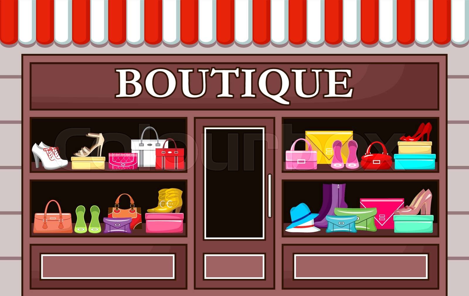 Fashion boutique. vector illustration | Stock vector | Colourbox