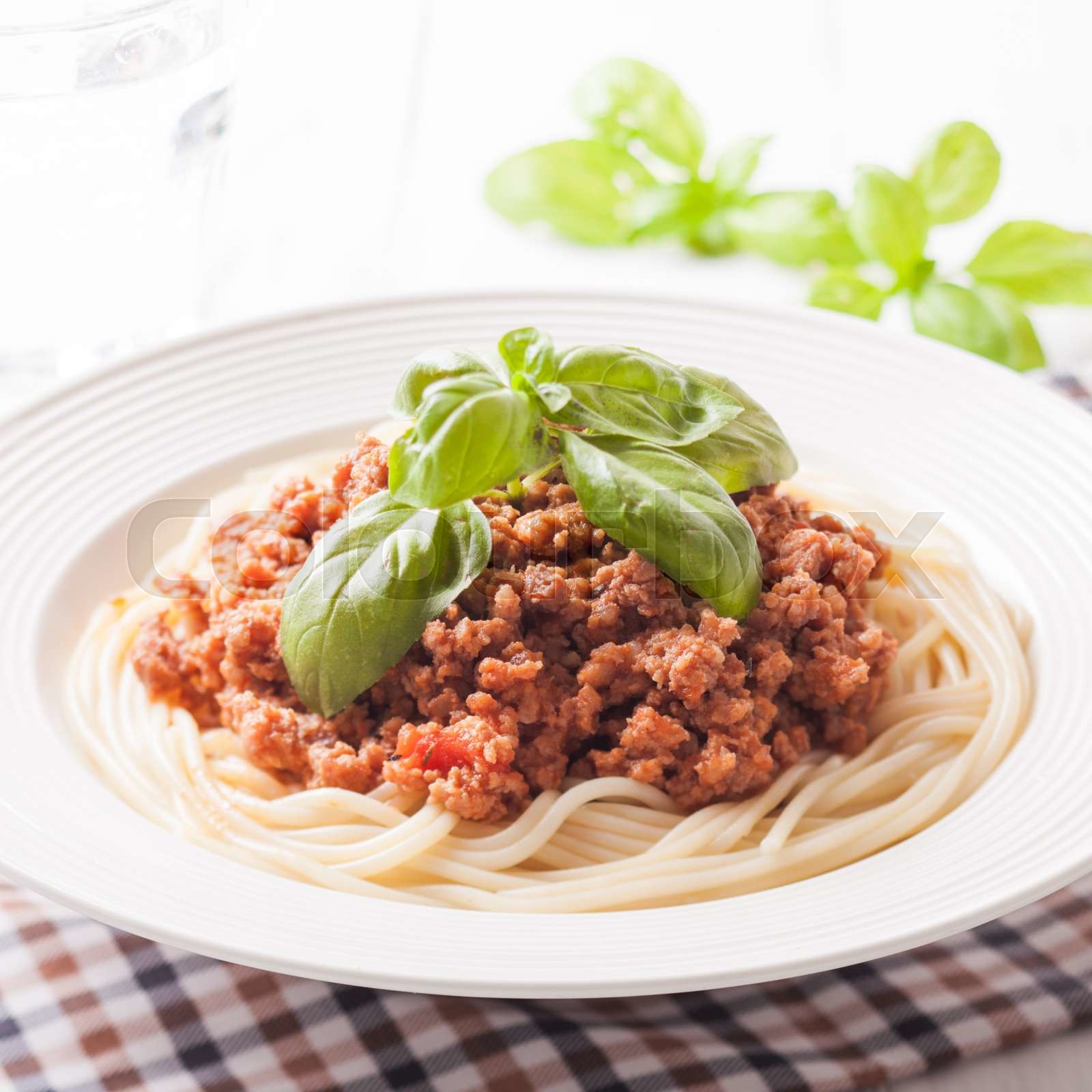 Spaghetti bolognese | Stock image | Colourbox