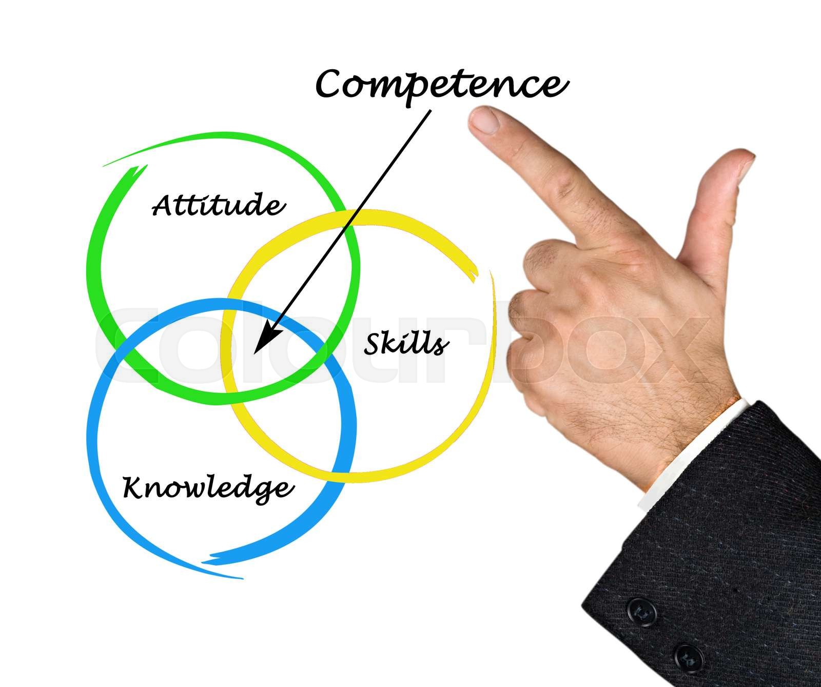 Diagram of competence | Stock image | Colourbox