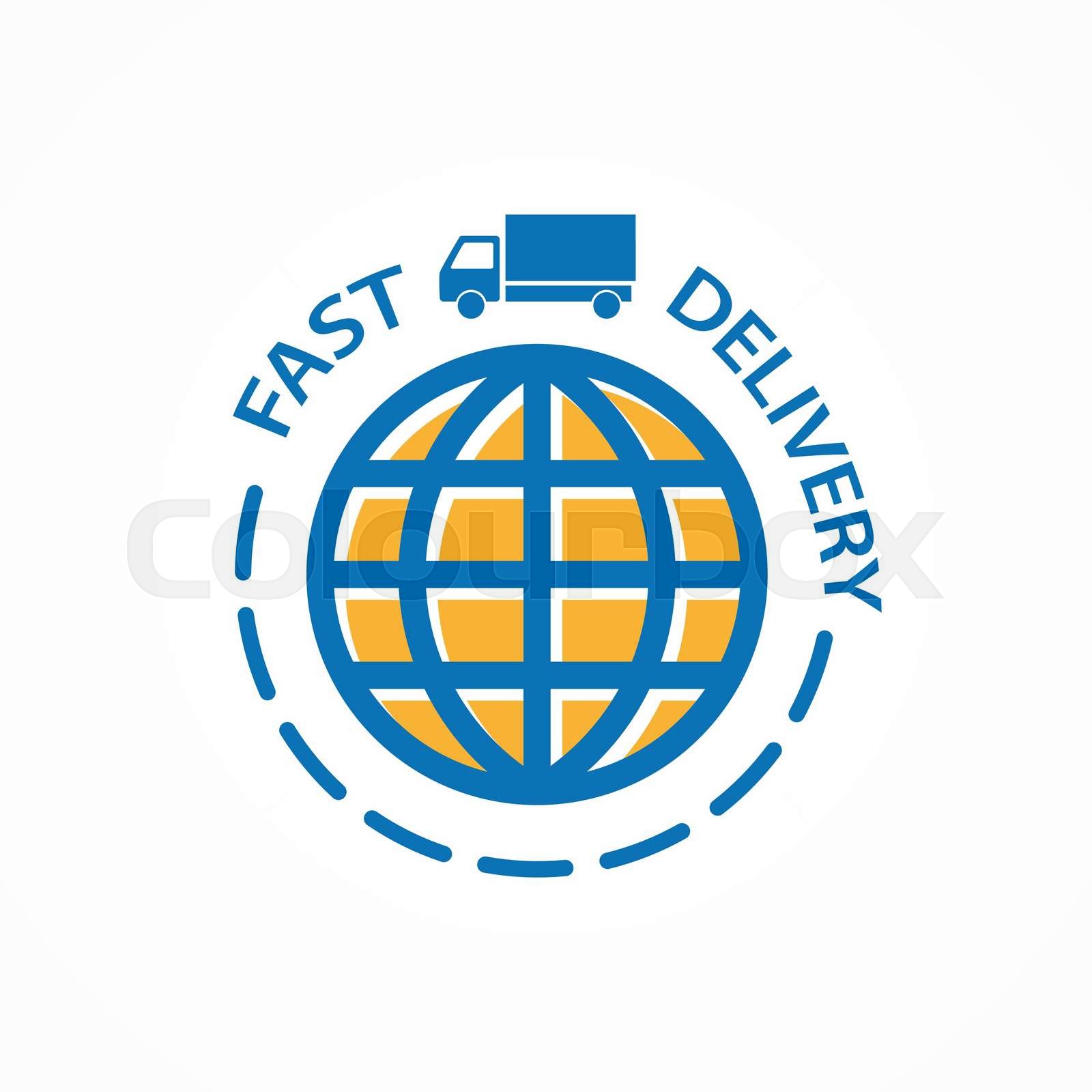 Fast delivery logo | Stock vector | Colourbox