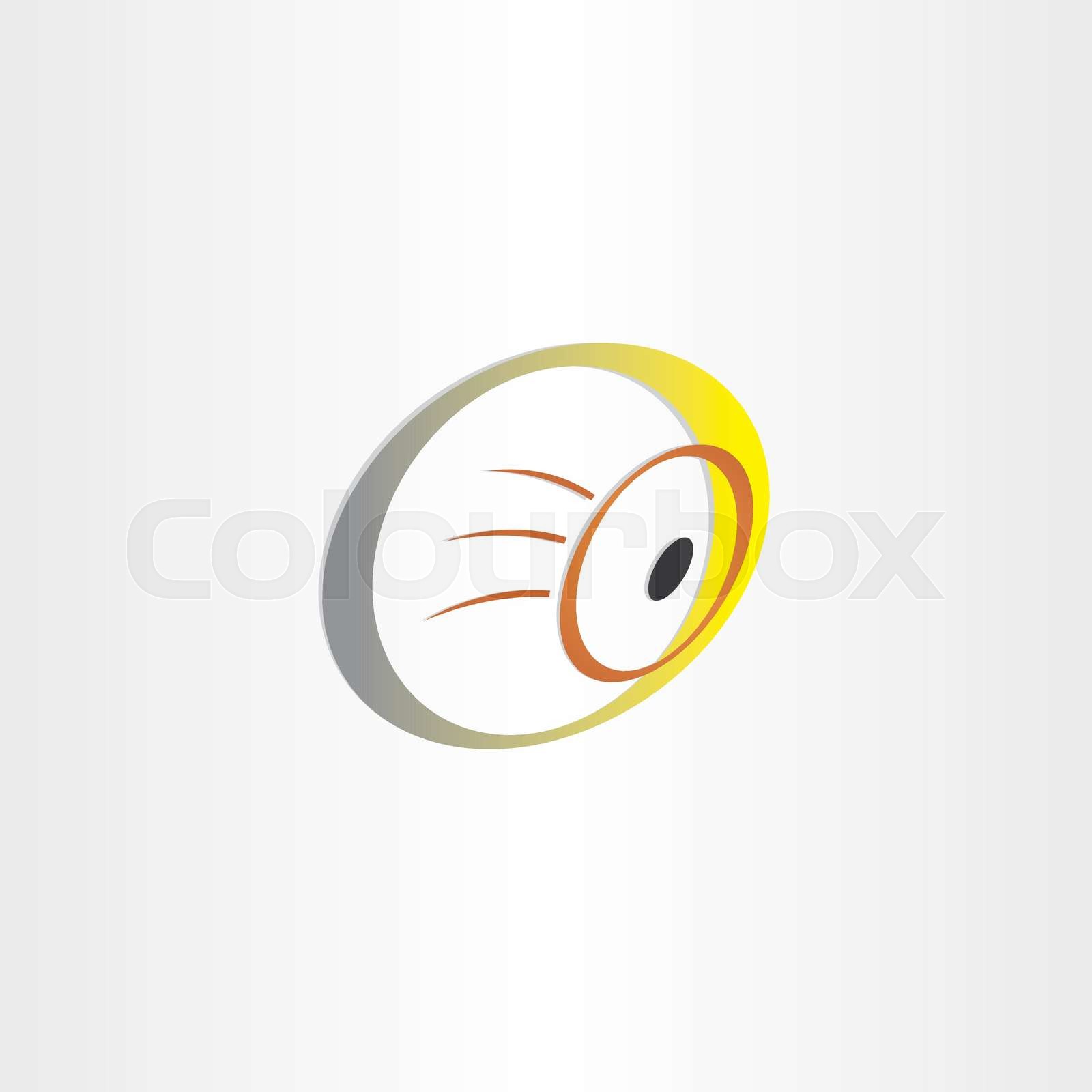 human eye optics symbol | Stock vector | Colourbox