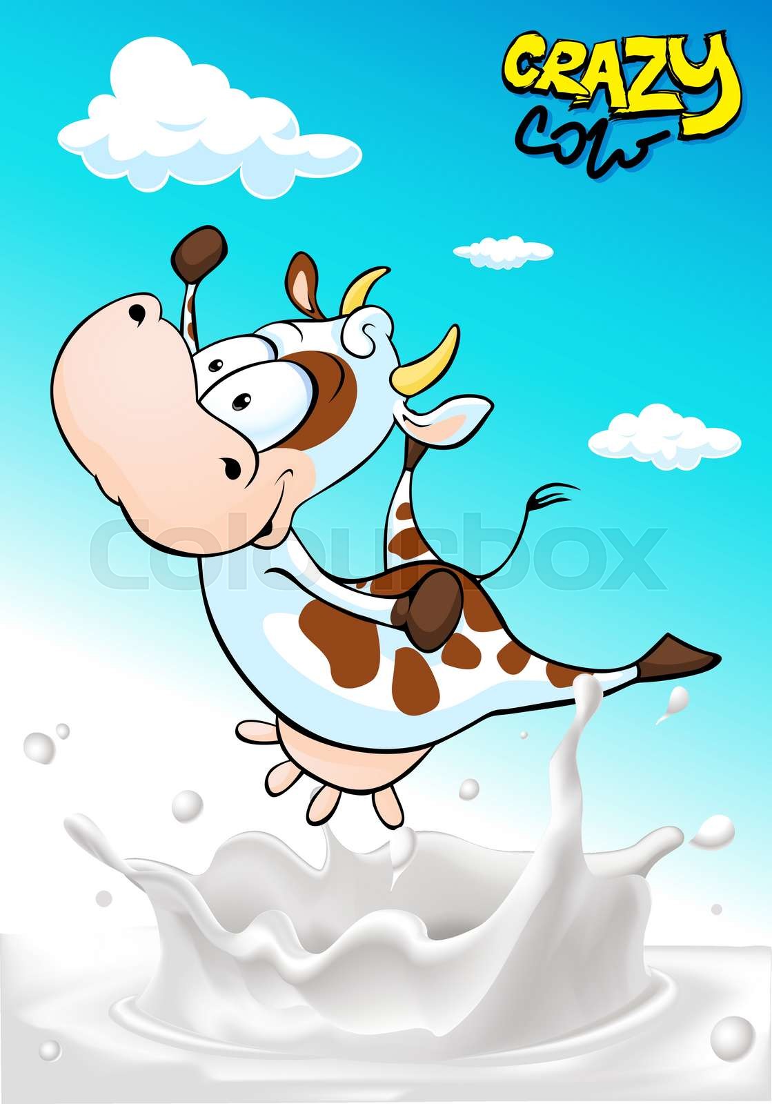 Cow Milk Animation